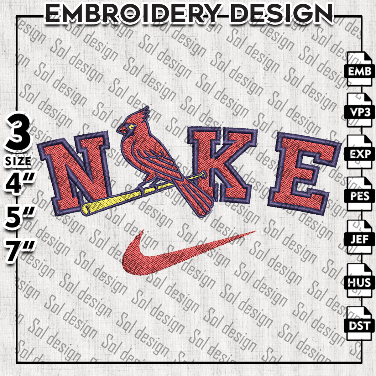 St. Louis Cardinals Embroidery Designs, MLB Embroidery Files | Inspire ...