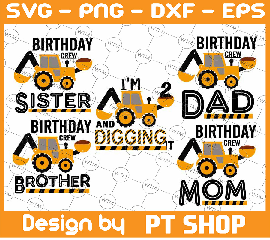 Personalized Age Construction, I'm 2 And Digging It, Boys Bi - Inspire ...