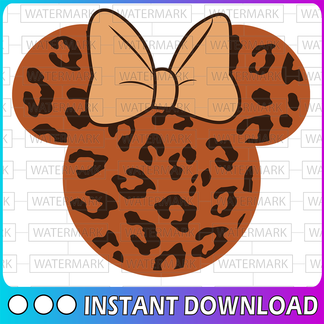 Minnie Mouse Cheetah Disney svg,Disney Mickey and Minnie svg | Inspire ...