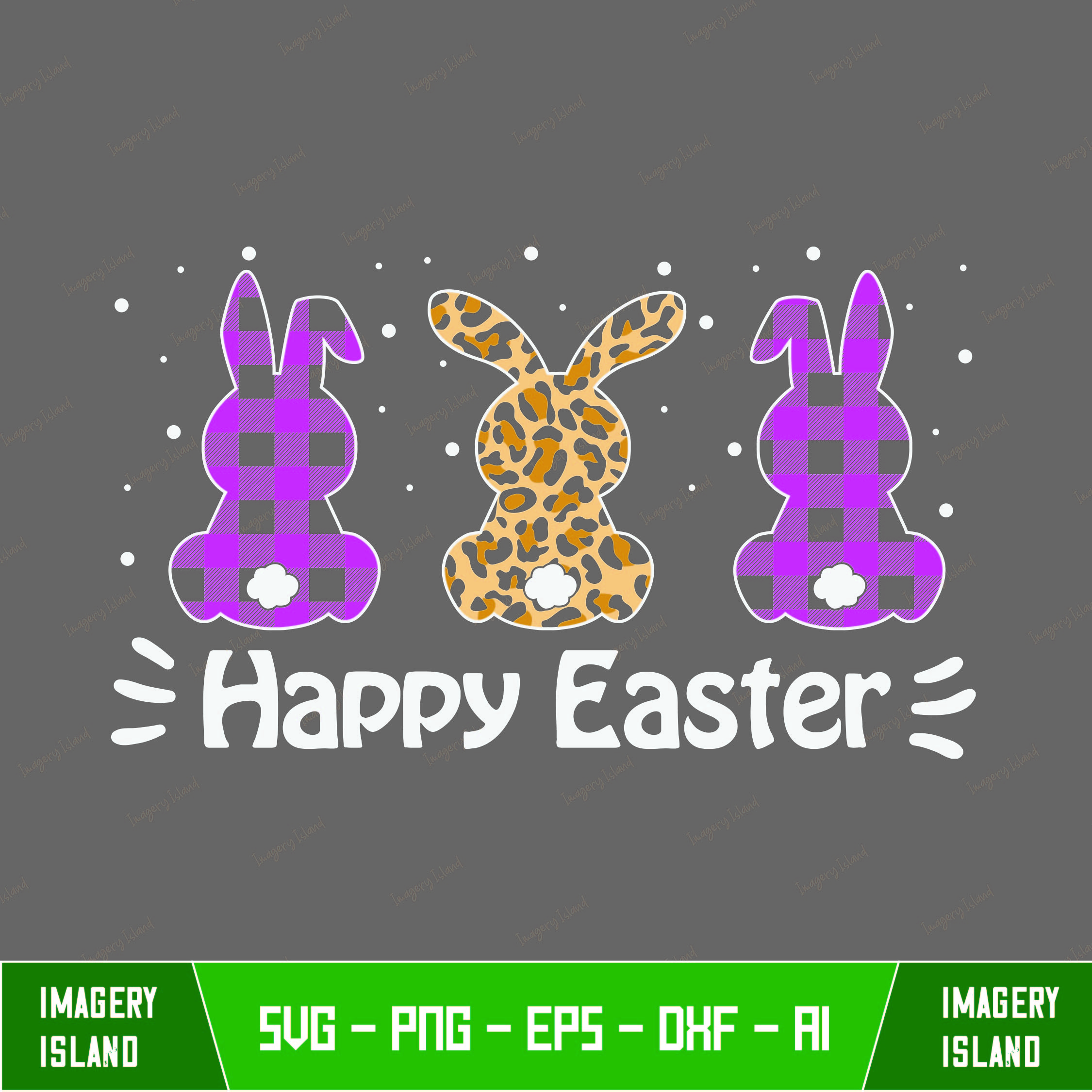 Happy Easter Svg, Bunny Svg, Spring Svg, Easter Png, Bunny P | Inspire ...