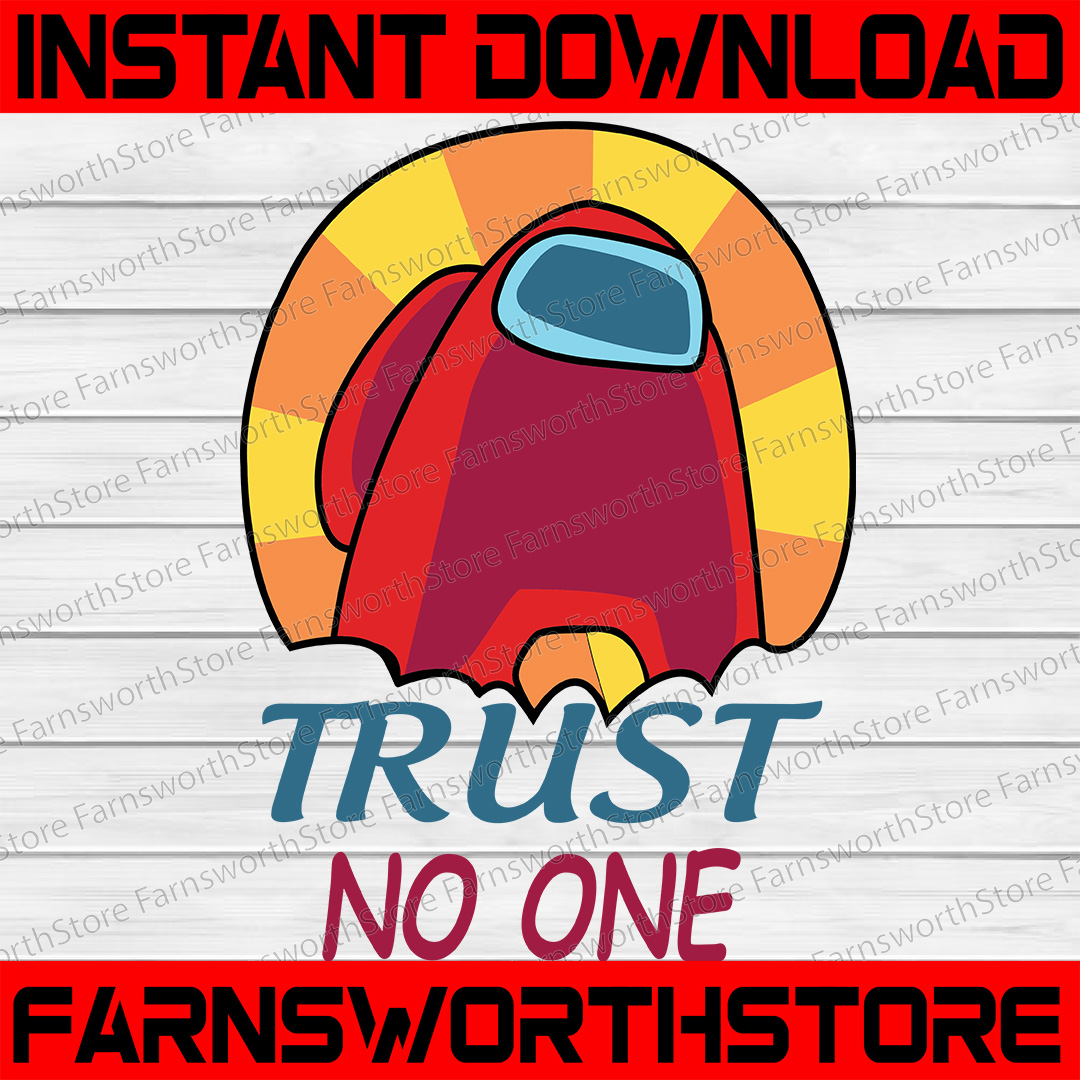 Trust no one Gamer design in svg, png, eps formats | Inspire Uplift