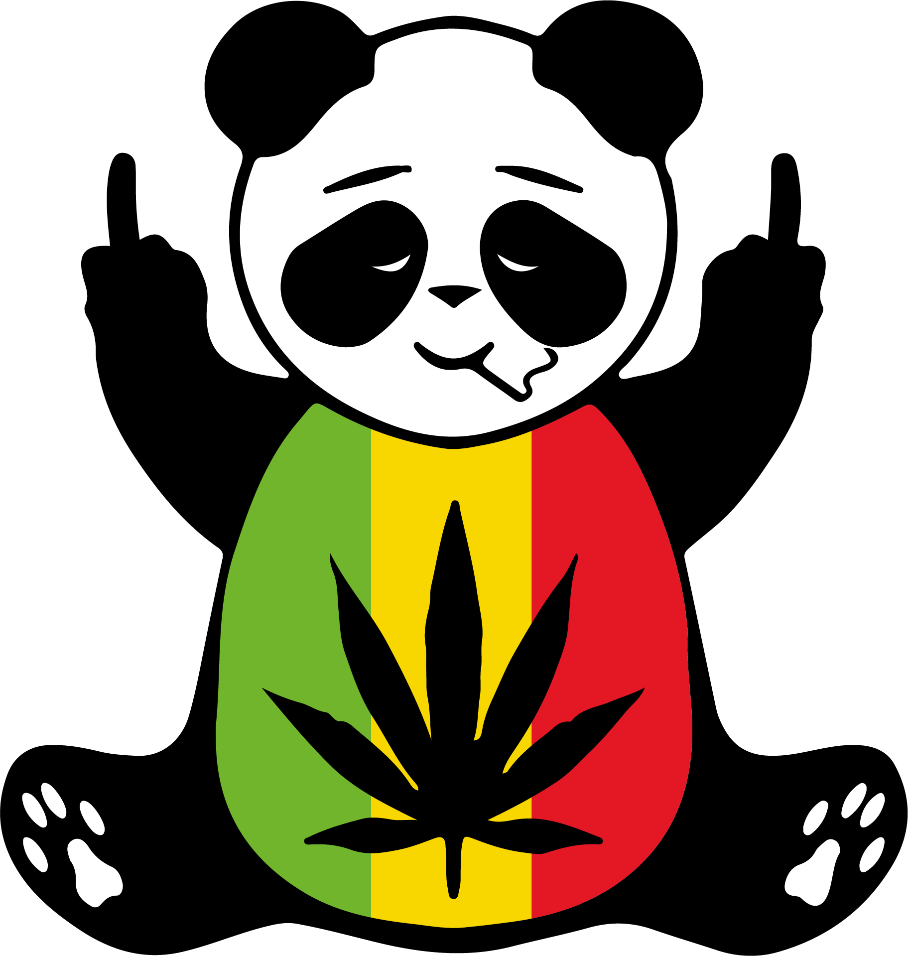 Panda Weed svg, cannabis Svg, Stoner Svg, Marijuana Svg, Wee | Inspire Uplift