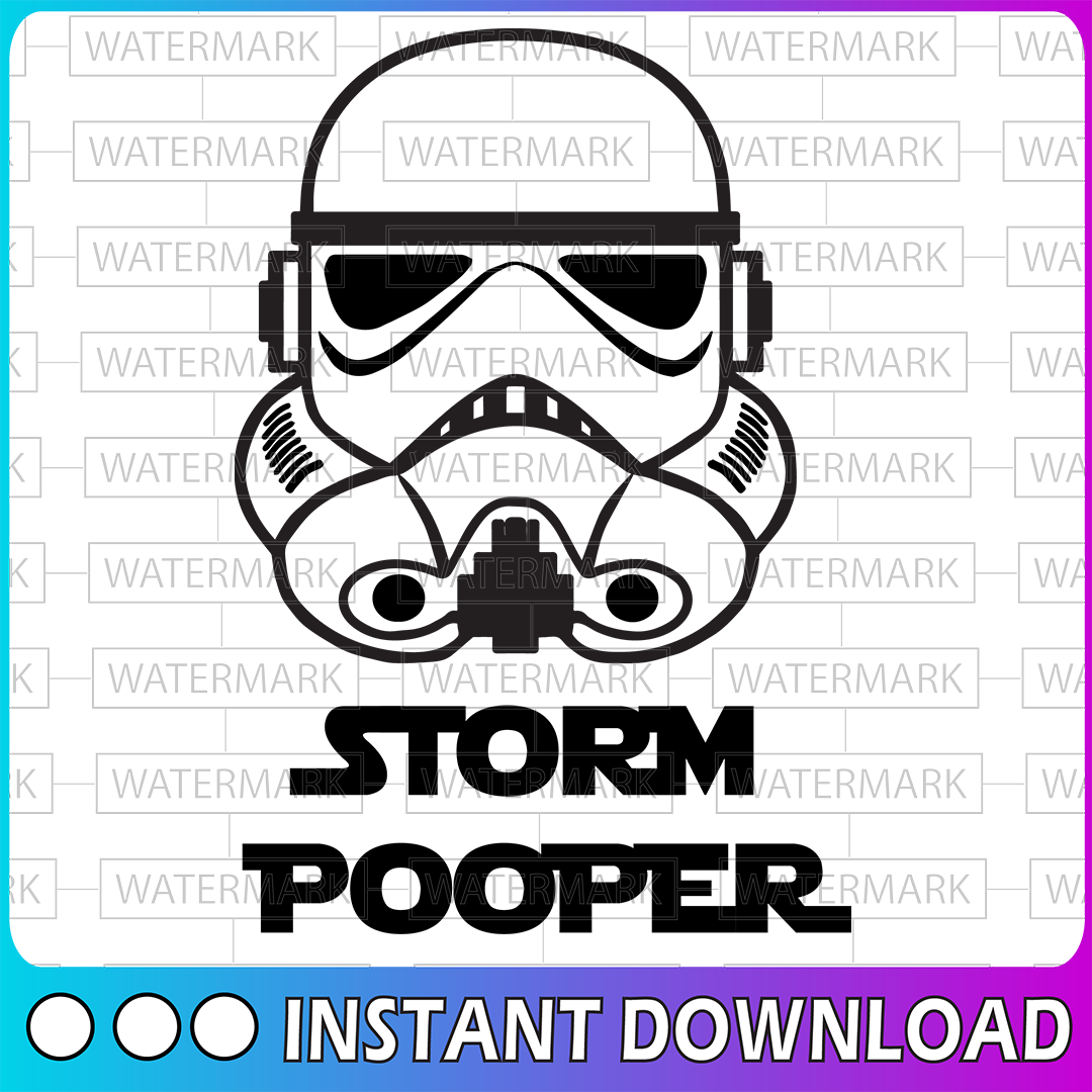 Star Wars Storm Pooper, Disney svg, Disney Mickey and Minnie - Inspire ...