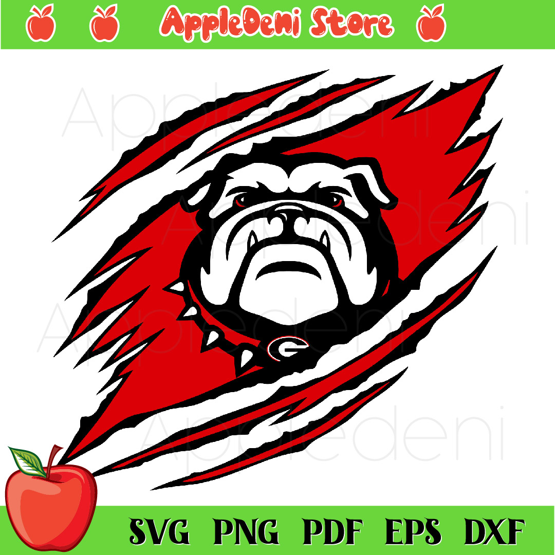 Georgia Bulldogs claws SVG, Sport Svg, Bulldogs team SVG | Inspire Uplift