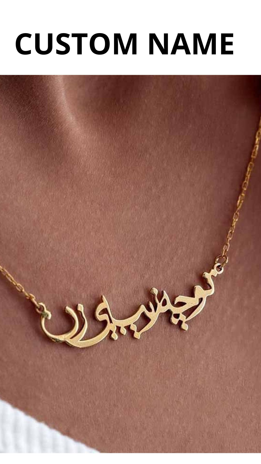 Custom Name Necklace Arabic Necklaces For Women Personalized | Inspire ...