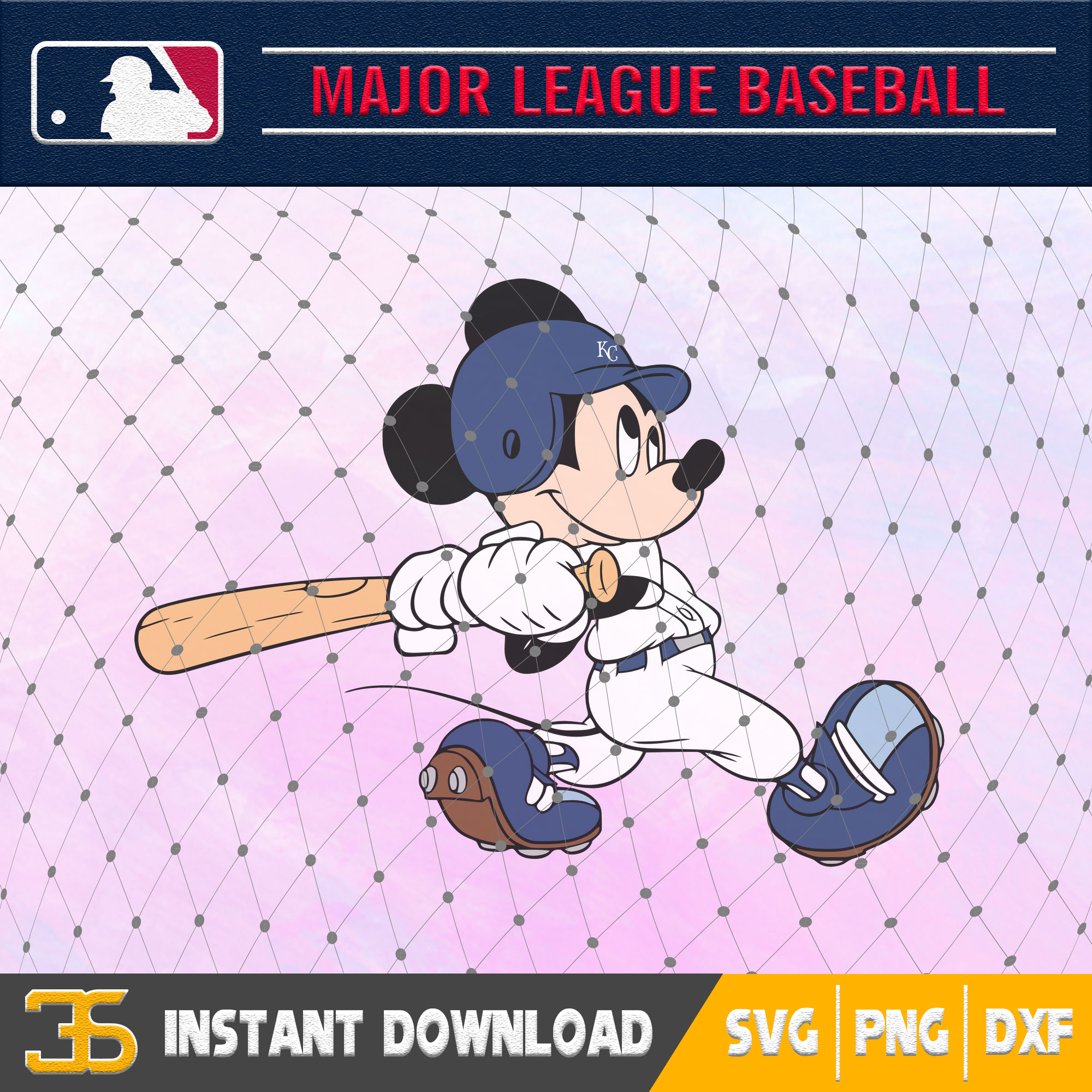 Kansas City Royals Disney Mickey Mouse Team SVG, MLB SVG - Inspire Uplift