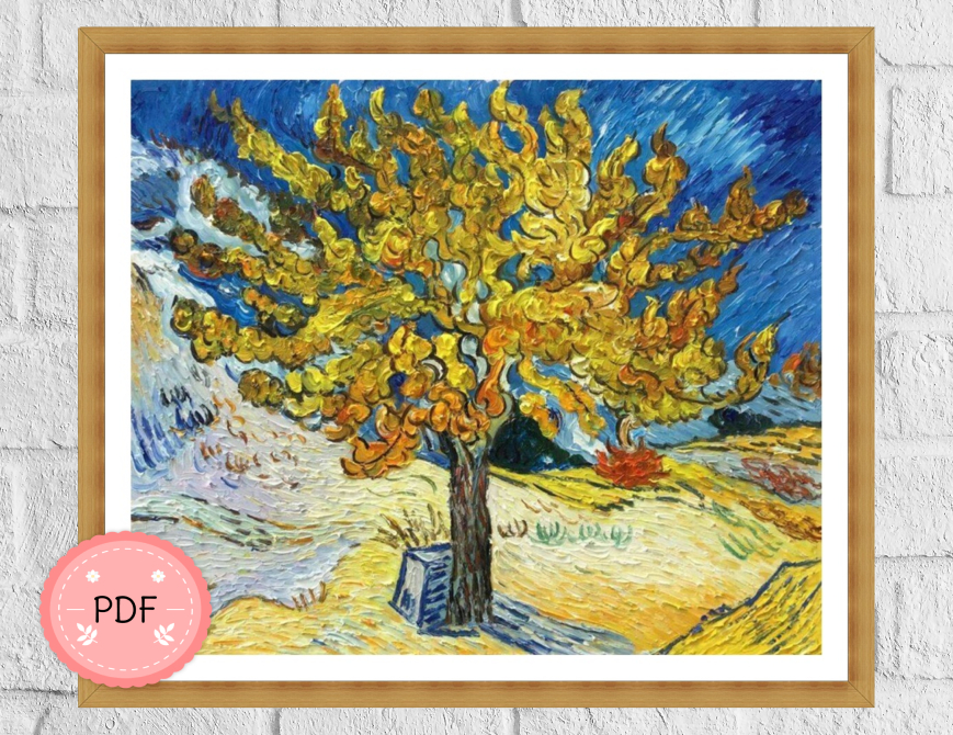 Cross Stitch Pattern,The Mulberry Tree,Instant Download,X st | Inspire ...