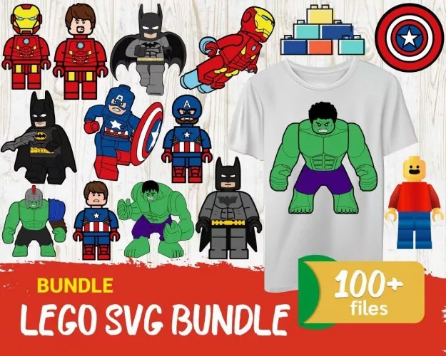 LEGO SVG BUNDLE Mega Bundle svg, png, dxf, Files For Print A | Inspire ...