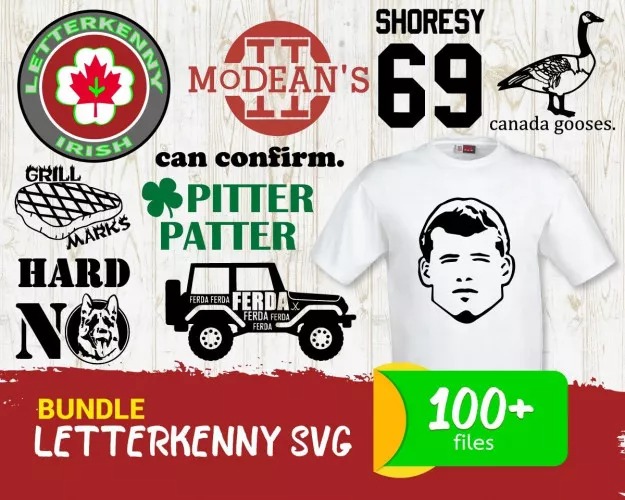 LETTERKENNY SVG BUNDLE Mega Bundle svg, png, dxf, Files For | Inspire ...