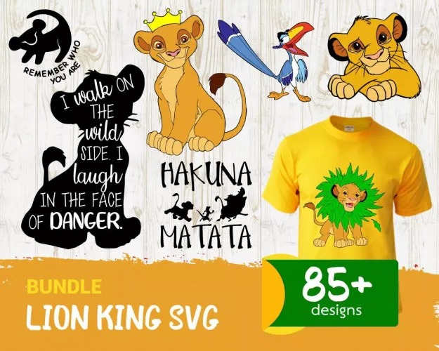 LION KING SVG BUNDLE Mega Bundle svg, png, dxf, Files For Pr | Inspire ...