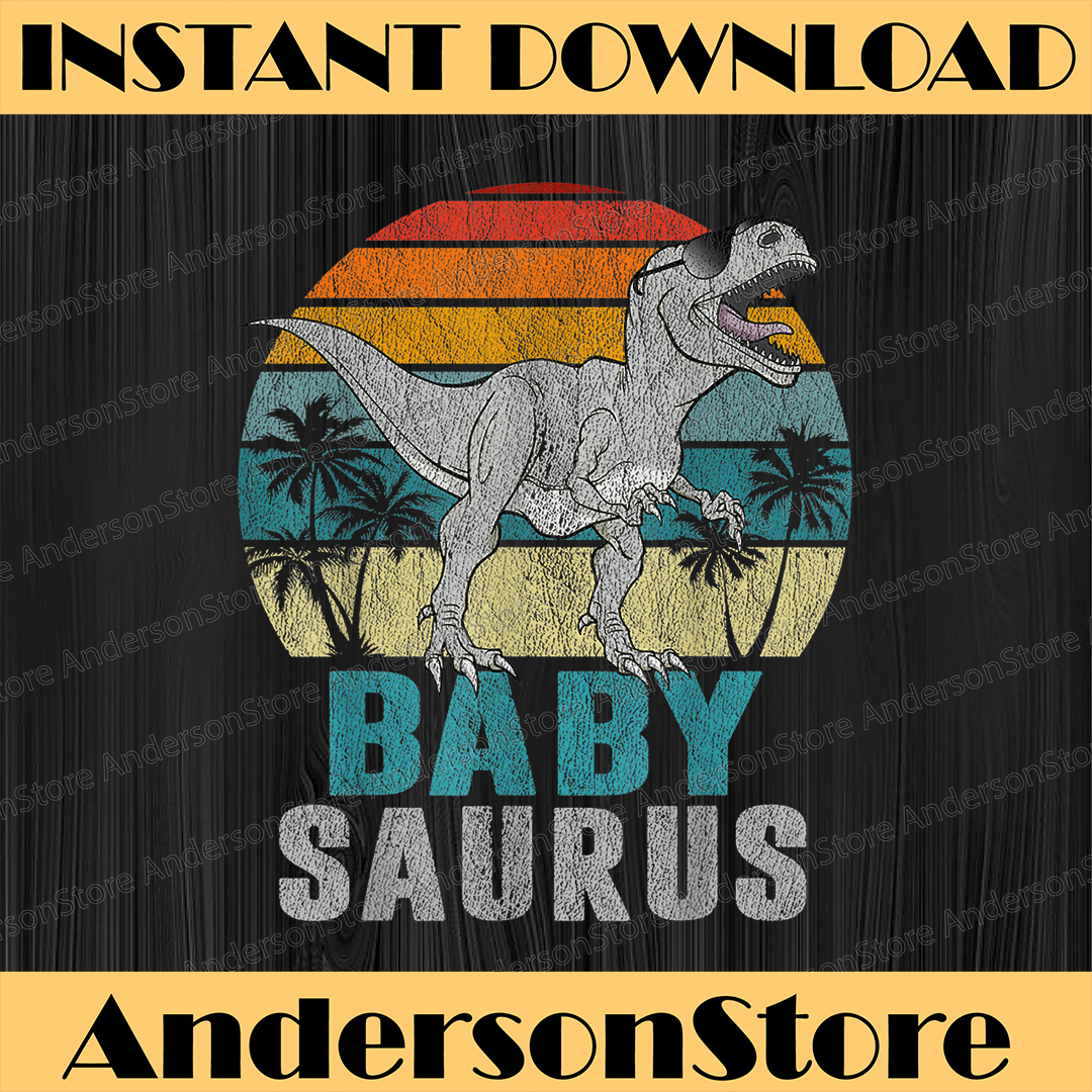 Babysaurus T Rex Dinosaur Baby Saurus Father's Day Best Dad - Inspire ...