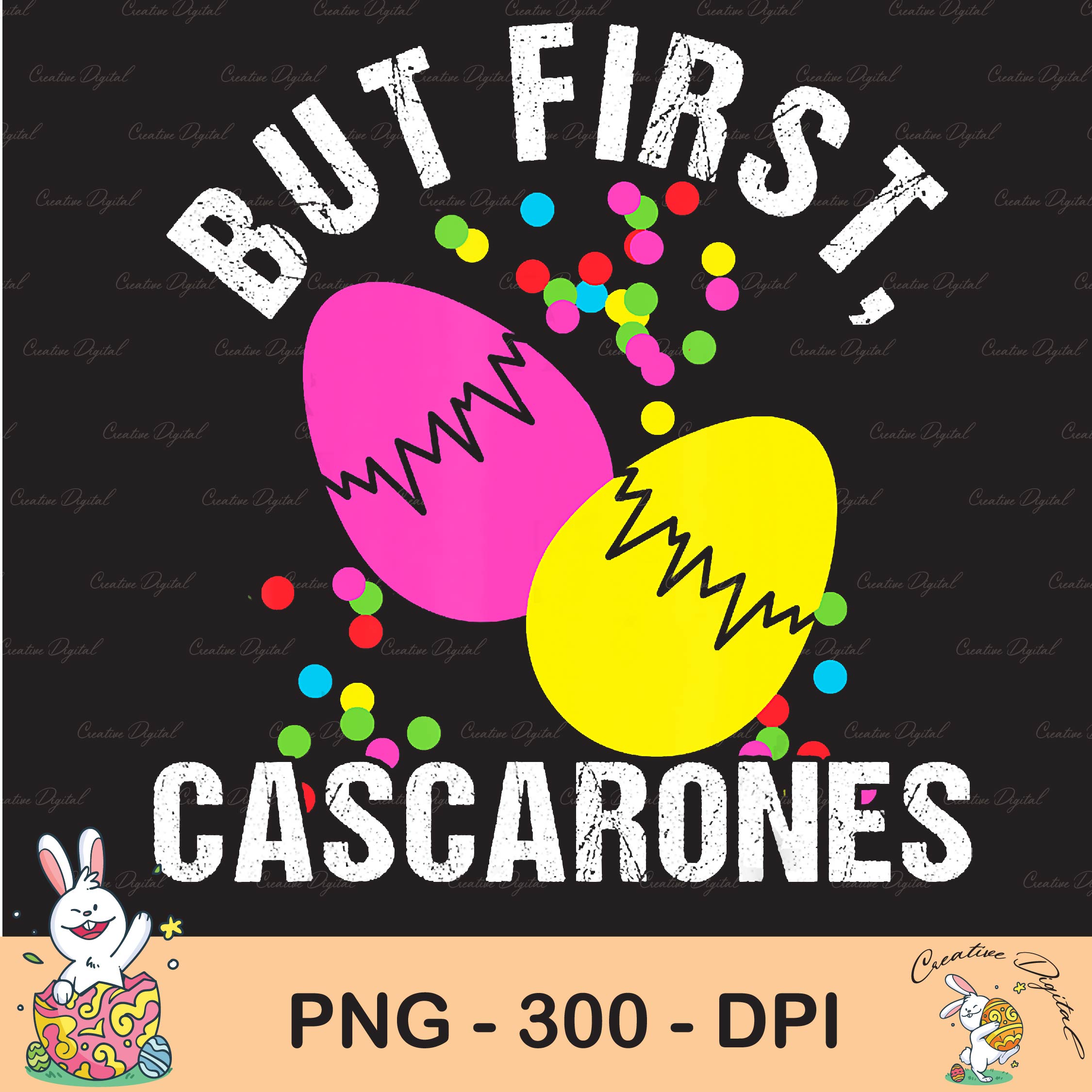 Mexican Easter But First Cascarones Sublimation, Happy Easte | Inspire ...