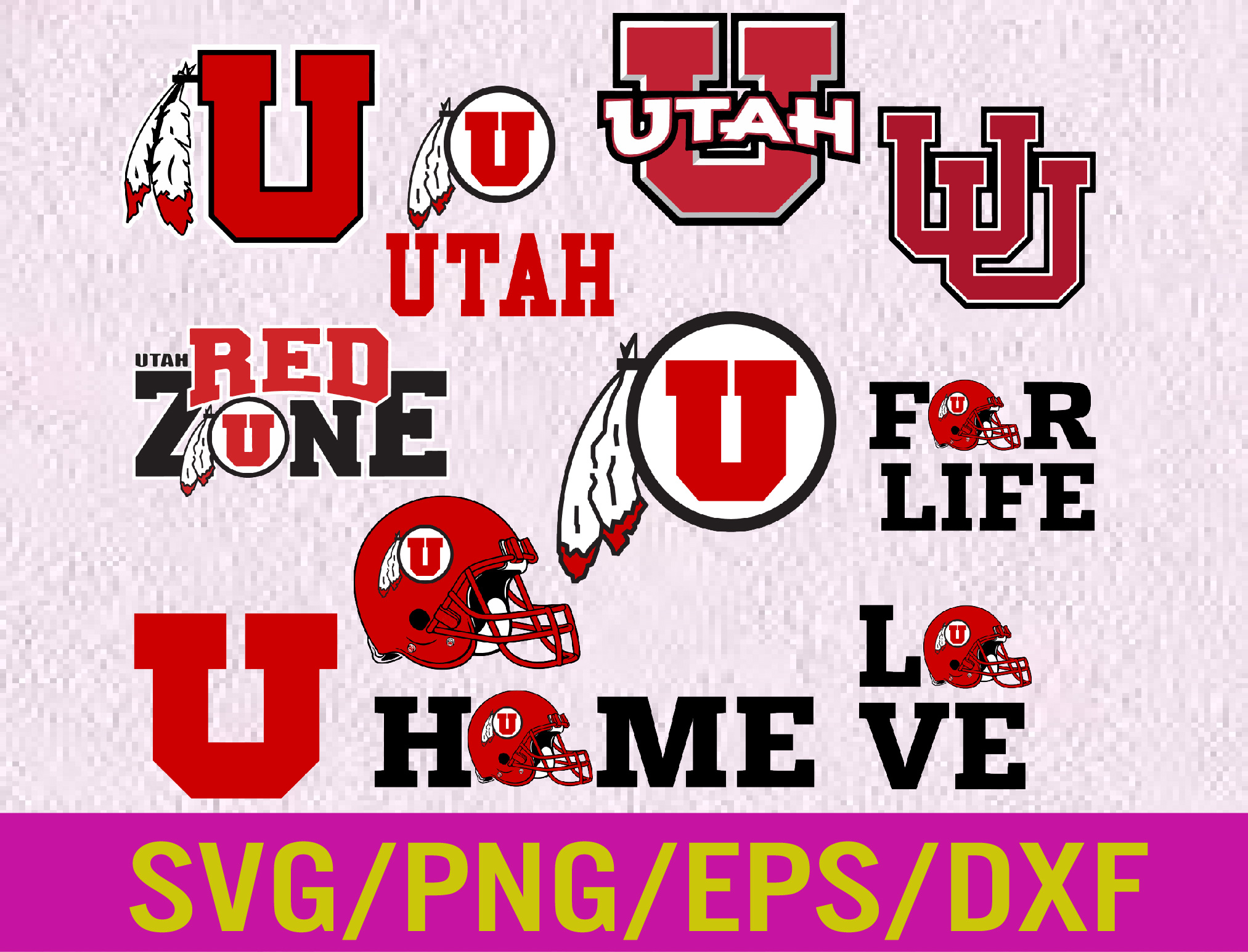 Utah Utes svg, n c aa team, Logo bundle, Instant Download | Inspire Uplift