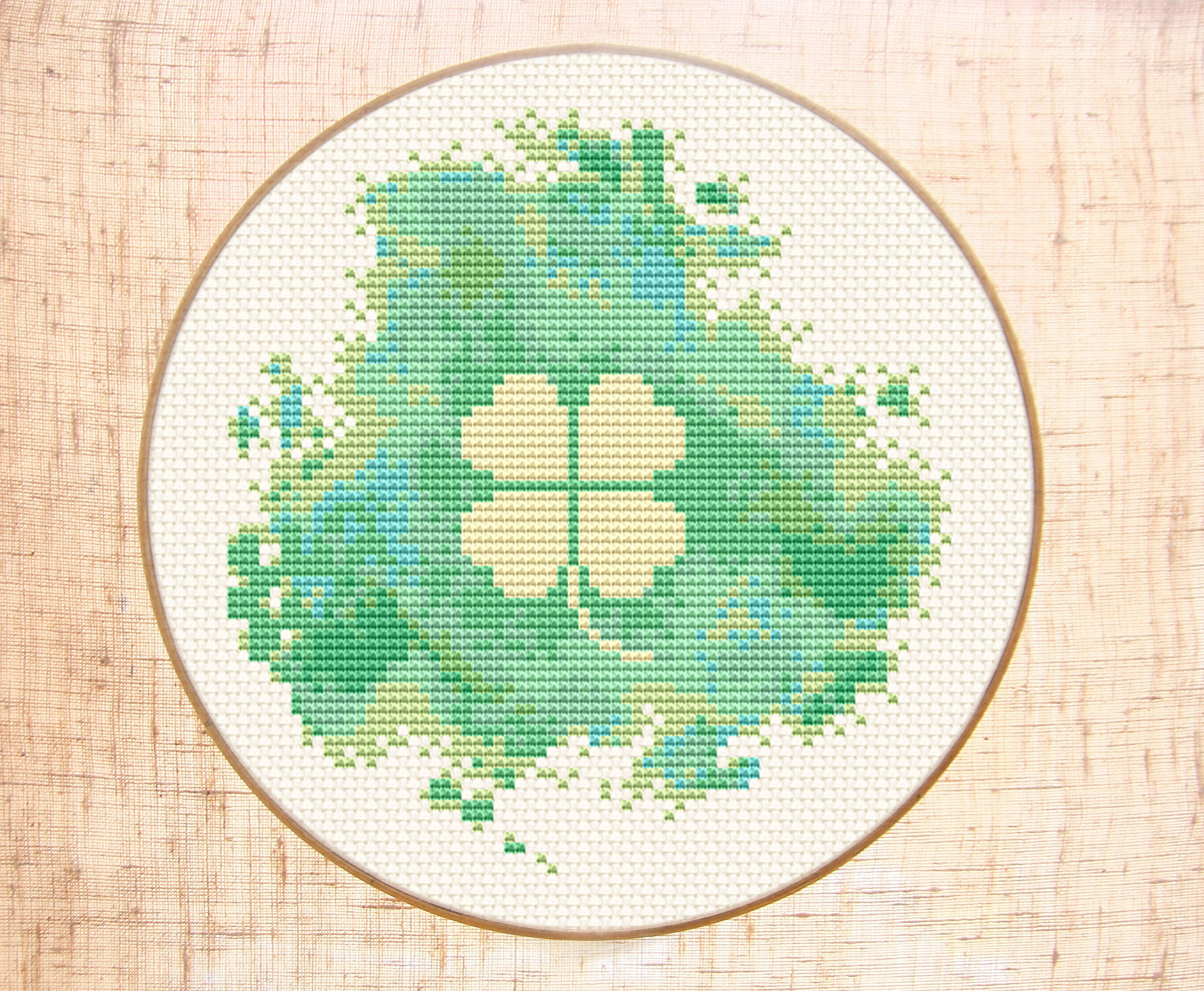 St Patrick s Day Cross Stitch Pattern PDF Shamrock Cross Sti Inspire