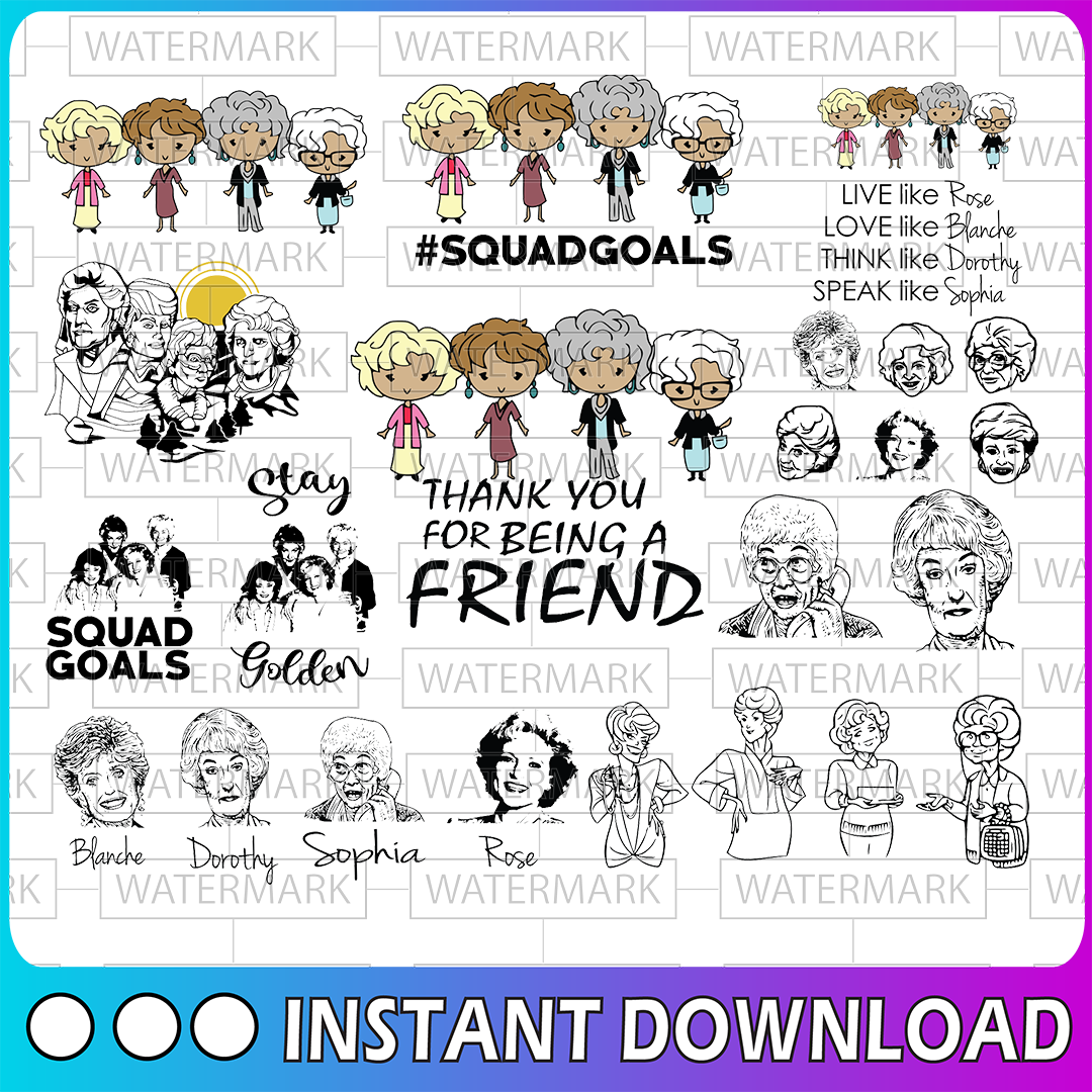 The Golden Girls Svg Bundle Golden Girls Svg Golden Girls Inspire 7454