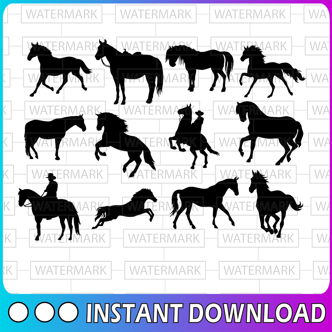 Horse SVG | Horse SVG Bundle| Horse Cut File| Horse Silhouet | Inspire ...