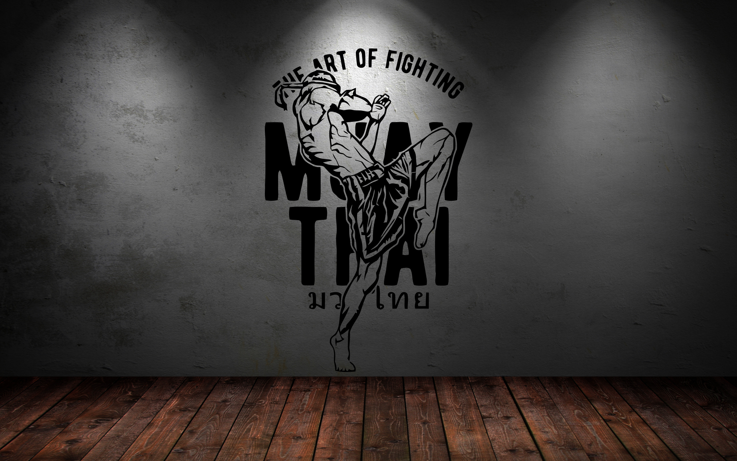 Muay Thai Vinyl Stickers, Thai Boxing Gym, Decal - Inspire Uplift