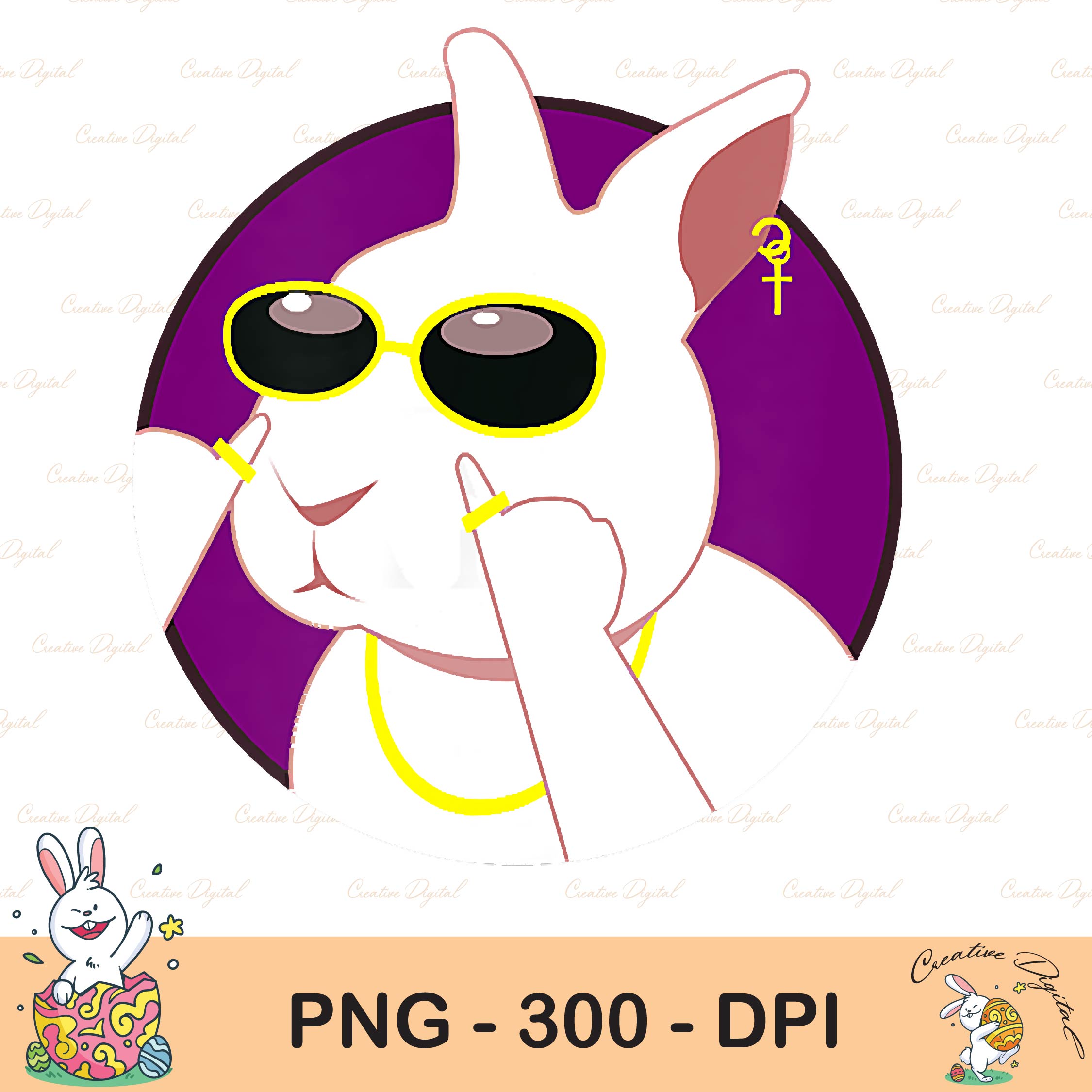 Bad Easter Bunny Cry Sublimation, Happy Easter Png, Cute Eas | Inspire ...
