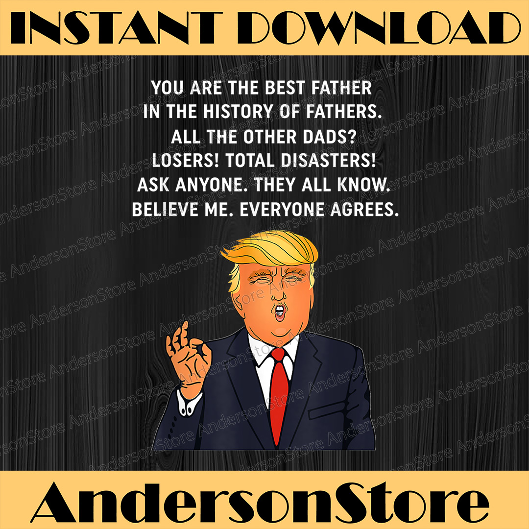 Funny Great Dad Donald Trump Father's Day Best Dad Daddy Fat - Inspire ...