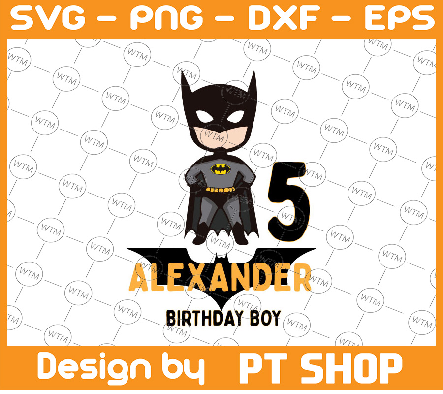 Personalized Name Batman Birthday Svg, Batman Birthday Svg, | Inspire ...