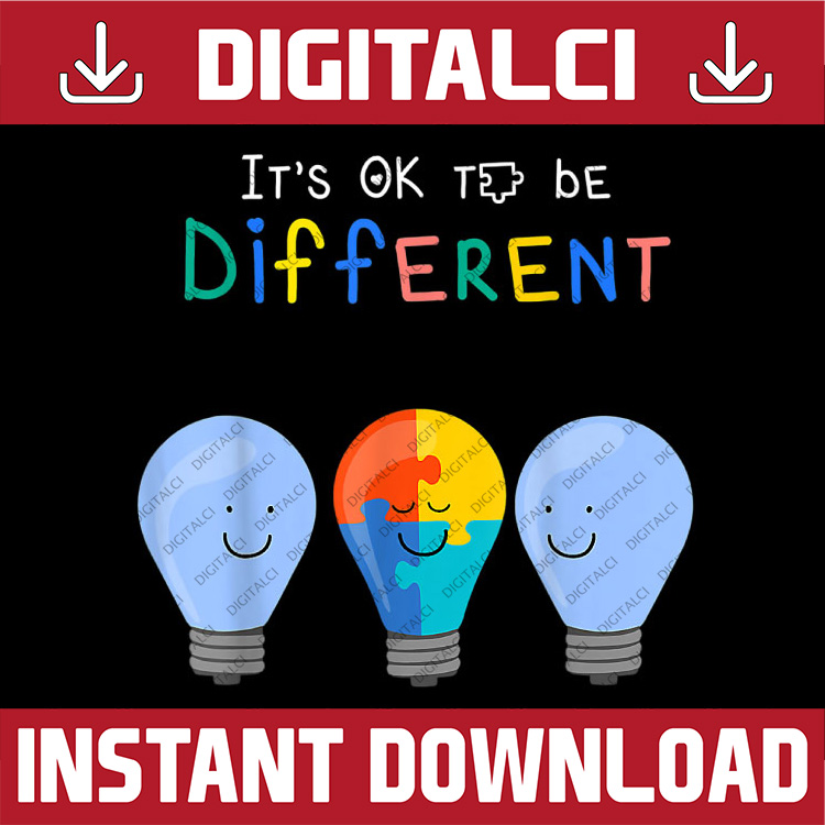 Autism Awareness It's ok to be Different Autism Awareness PN - Inspire ...