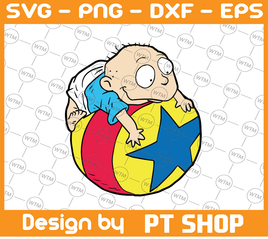 Tommy Pickles Rugrats SVG, png,eps, dxf, Cricut, Silhouette | Inspire ...