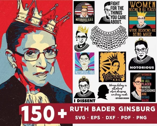 RBG SVG BUNDLE - Mega Bundle svg, png, dxf, Files For Print | Inspire ...