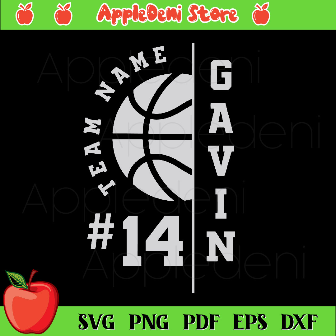 Basketball Team svg, Sport Svg, Player Template Svg, Basketb | Inspire ...