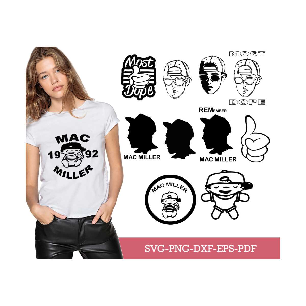 Mac Miller Bundle Svg, Bundle Logo Svg, Mac Miller Svg, Bran | Inspire ...
