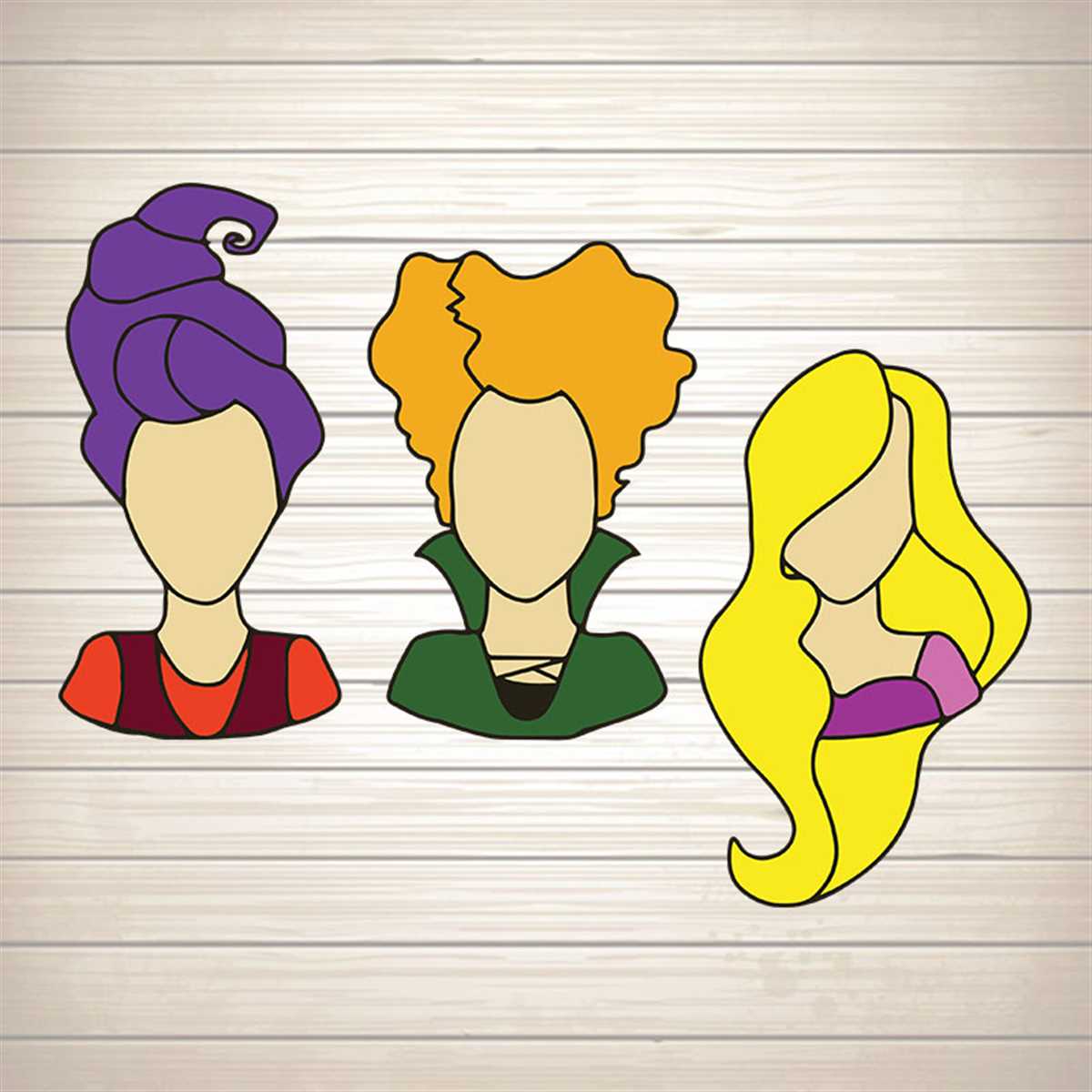 Hocus Pocus Head Sanderson Sisters svg, Cricut, Silhouette C | Inspire ...