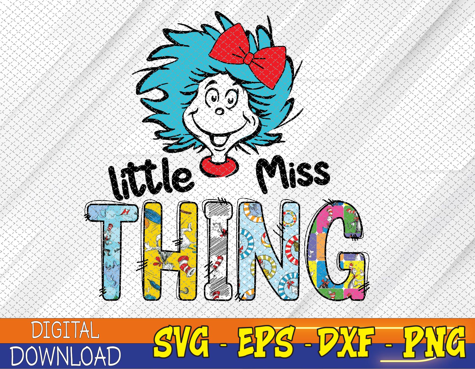 Little Miss Thing Dr Suess Svg, Teaching Is My-Thing Svg, Dr | Inspire ...