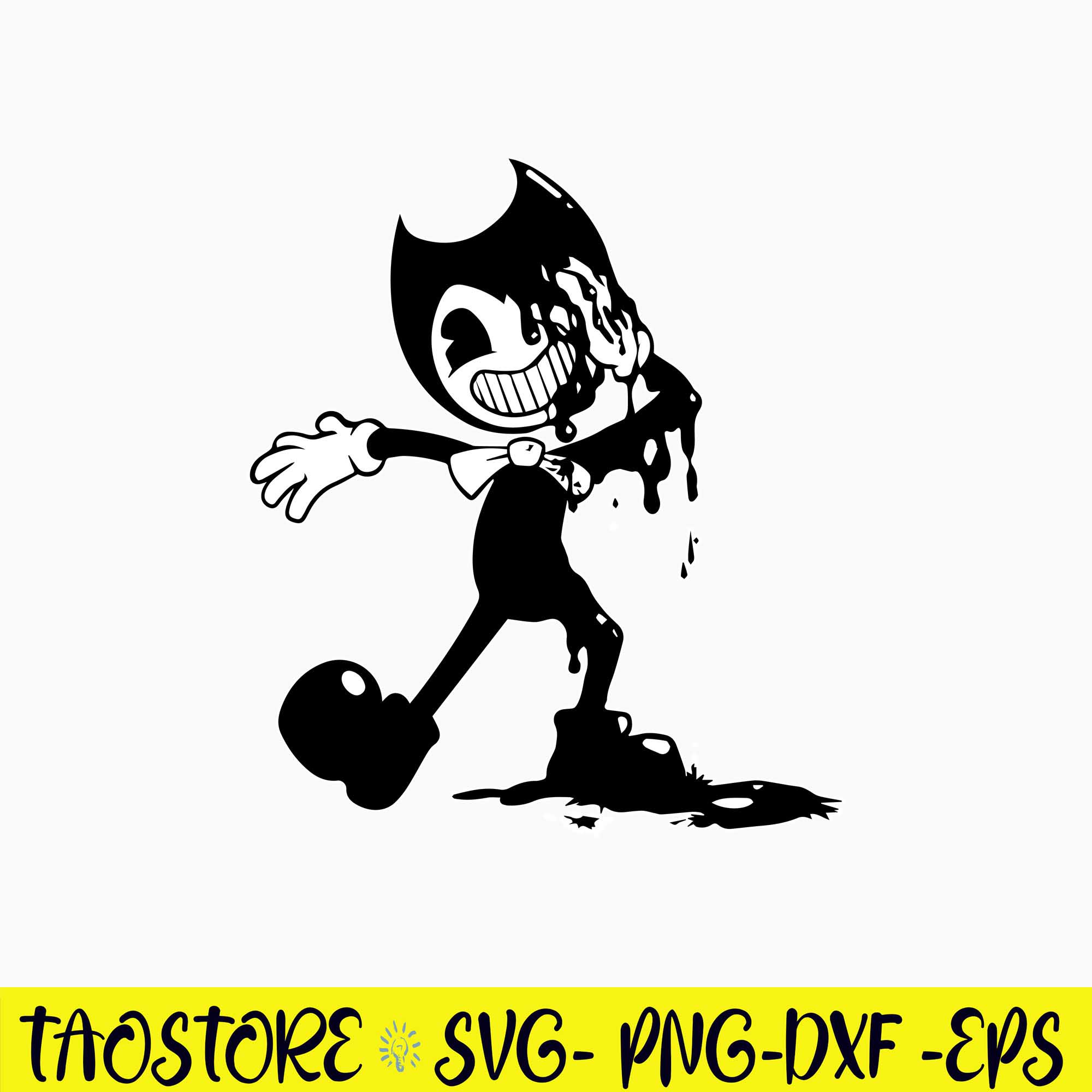 Bendy Ink Machine Svg, Funny Horror Svg, Png Dxf Eps Digital | Inspire ...