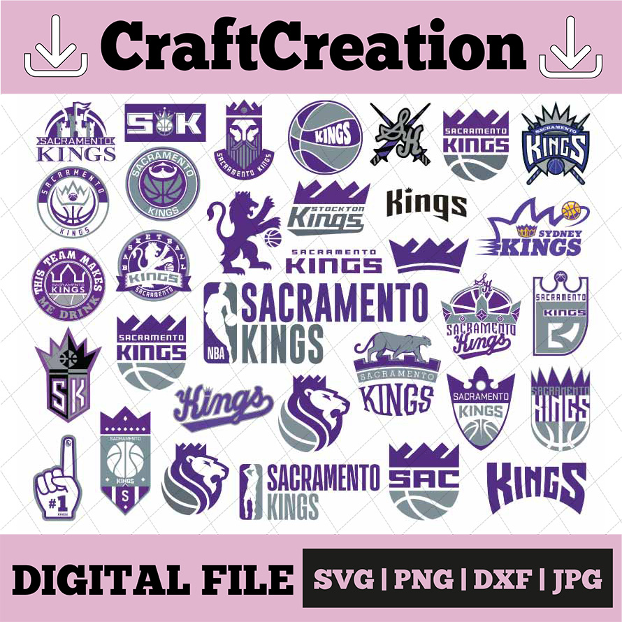 34 Files Sacramento Kings svg, NBA Basketball bundle svg, Sa | Inspire ...