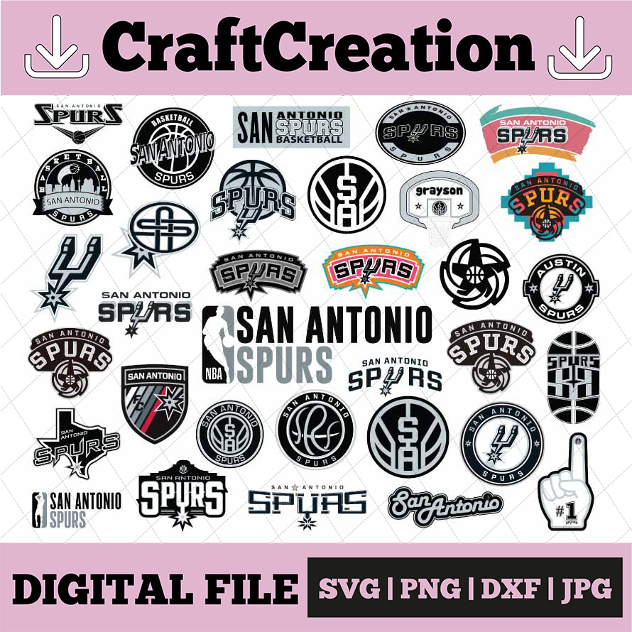 35 Files San Antonio Spurs SVG, NBA Basketball bundle svg,N | Inspire ...