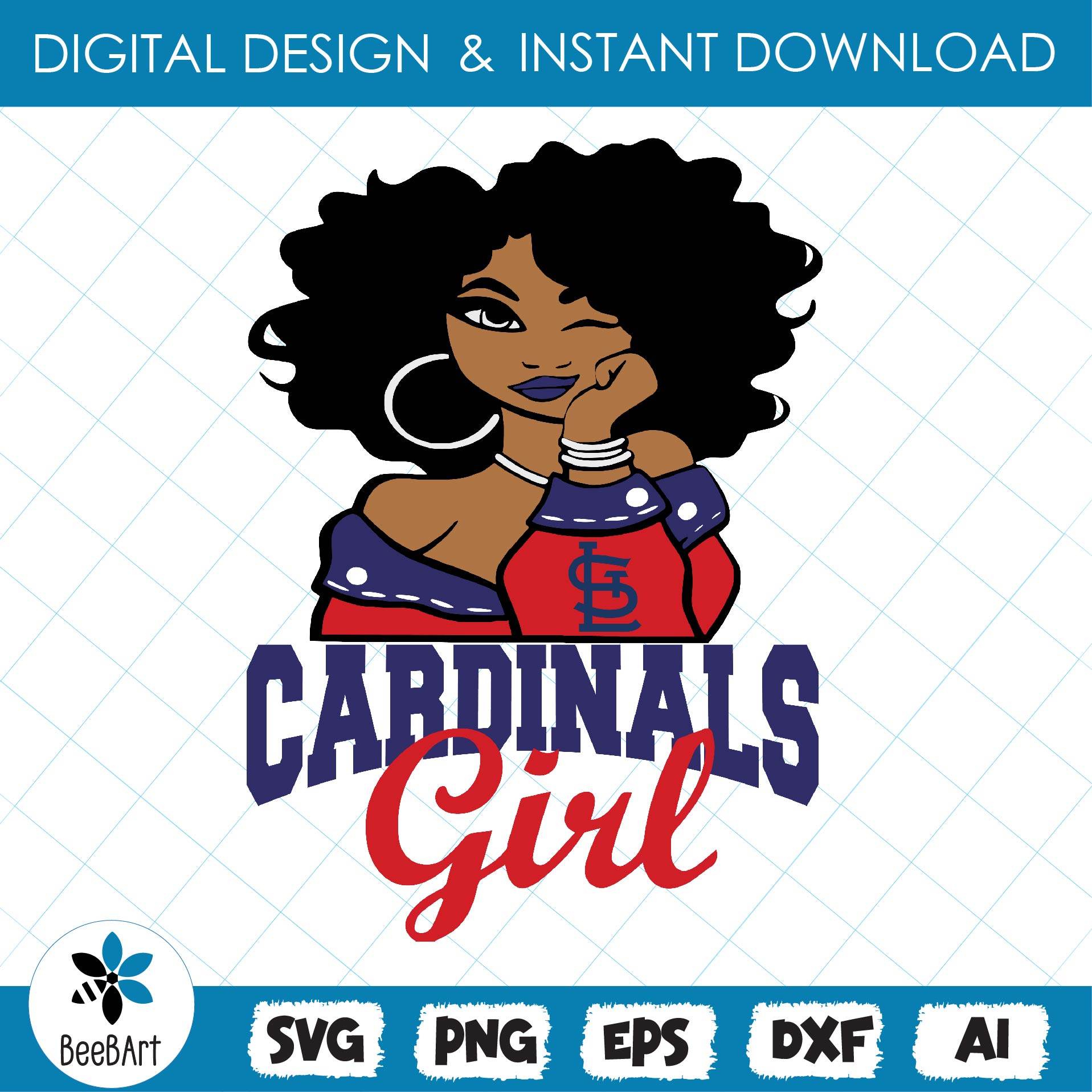 St Louis Cardinals Girl svg, Baseball svg, png , eps , dxf , | Inspire ...