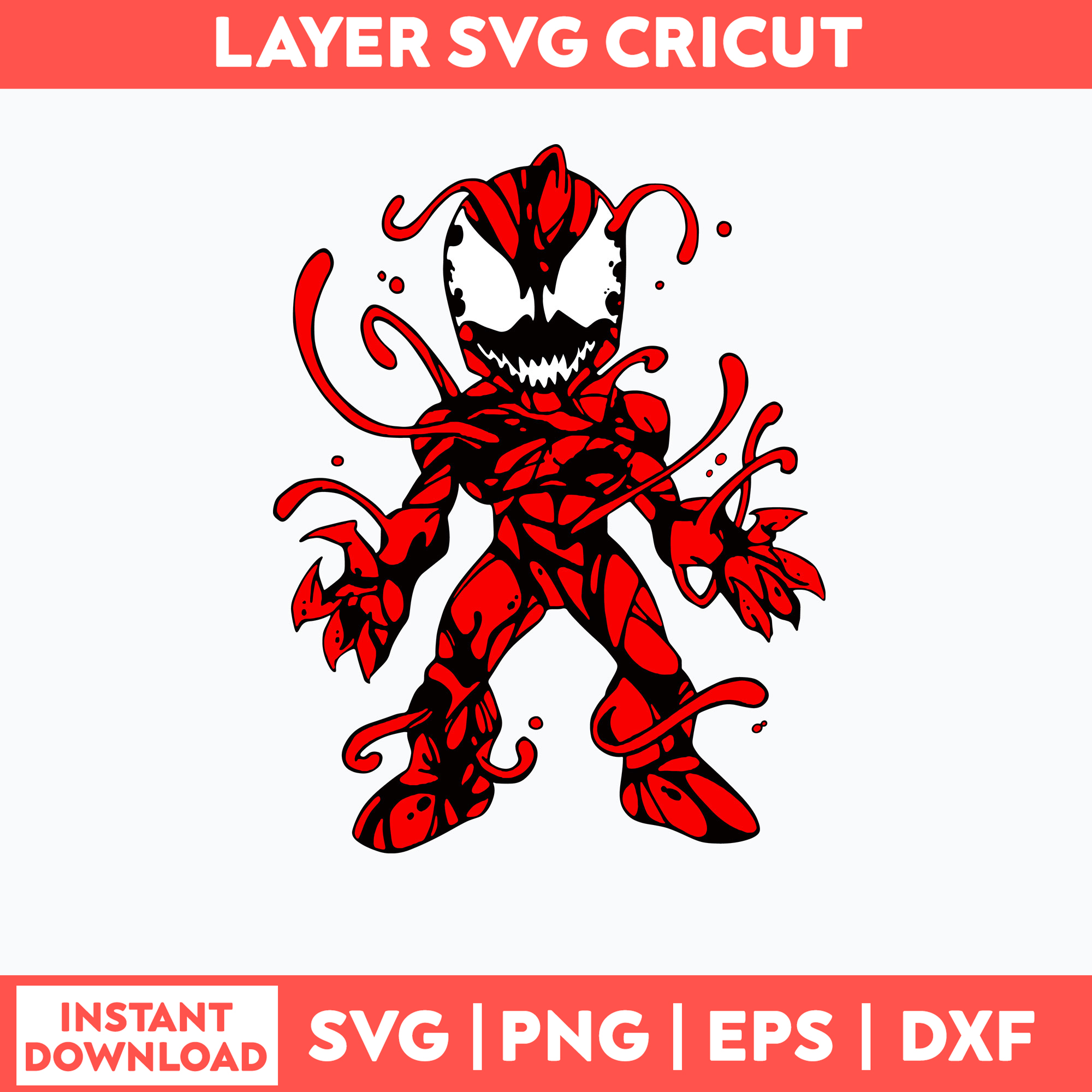 Carnage 2 Venom 2 Svg, Venom Svg, Monter Svg, Png Dxf Eps Fi | Inspire ...