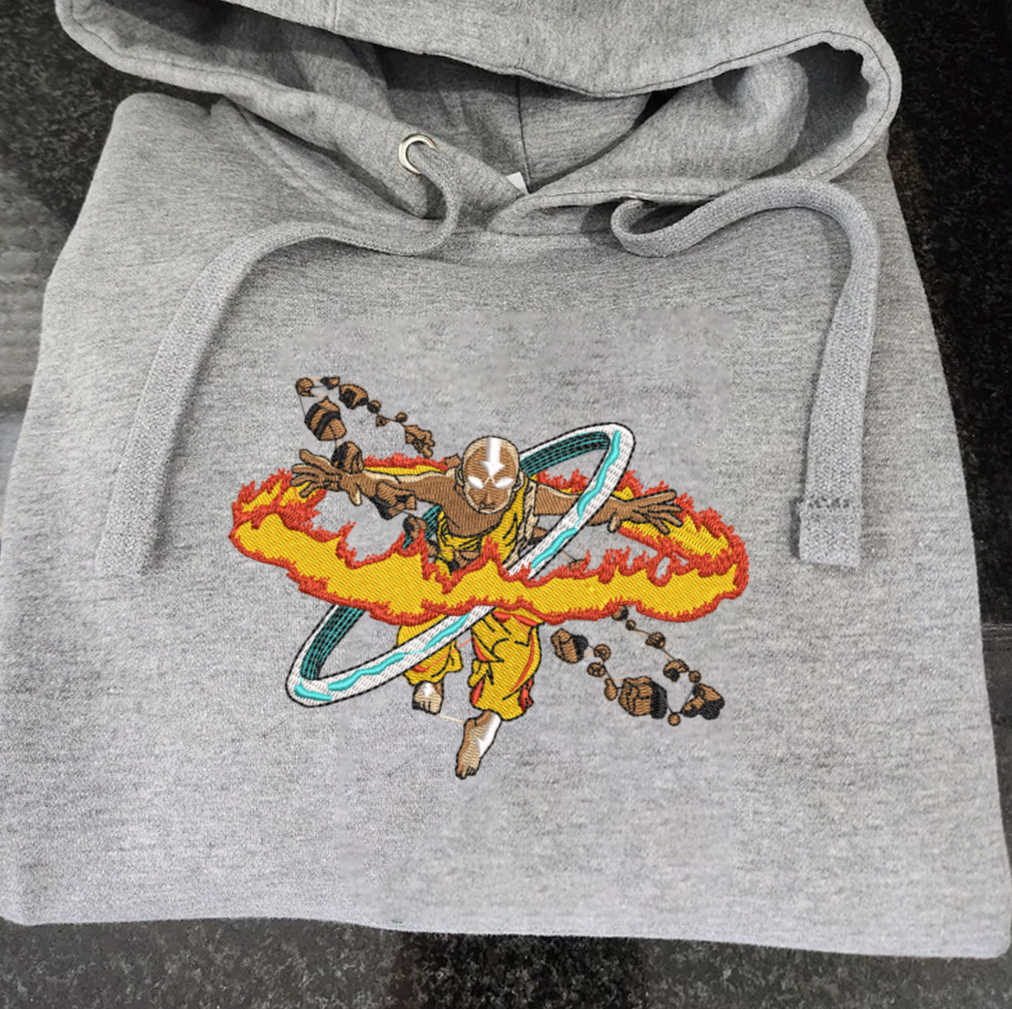 Aang Embroidered Crewneck, Avatar Embroidered Sweatshirt, In | Inspire ...