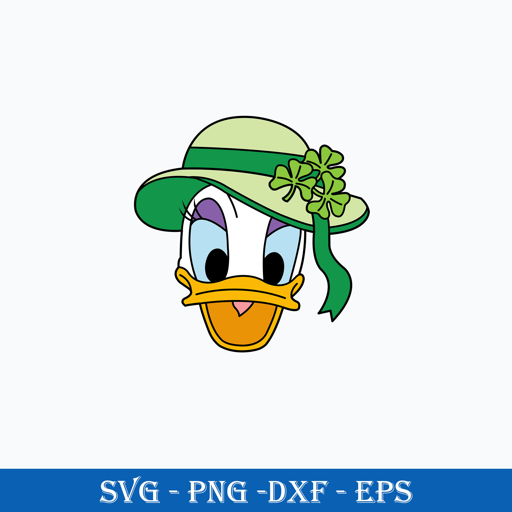 Saint Patrick Daisy Svg, St Patrick's Day Svg, Daisy Duck Sv | Inspire ...