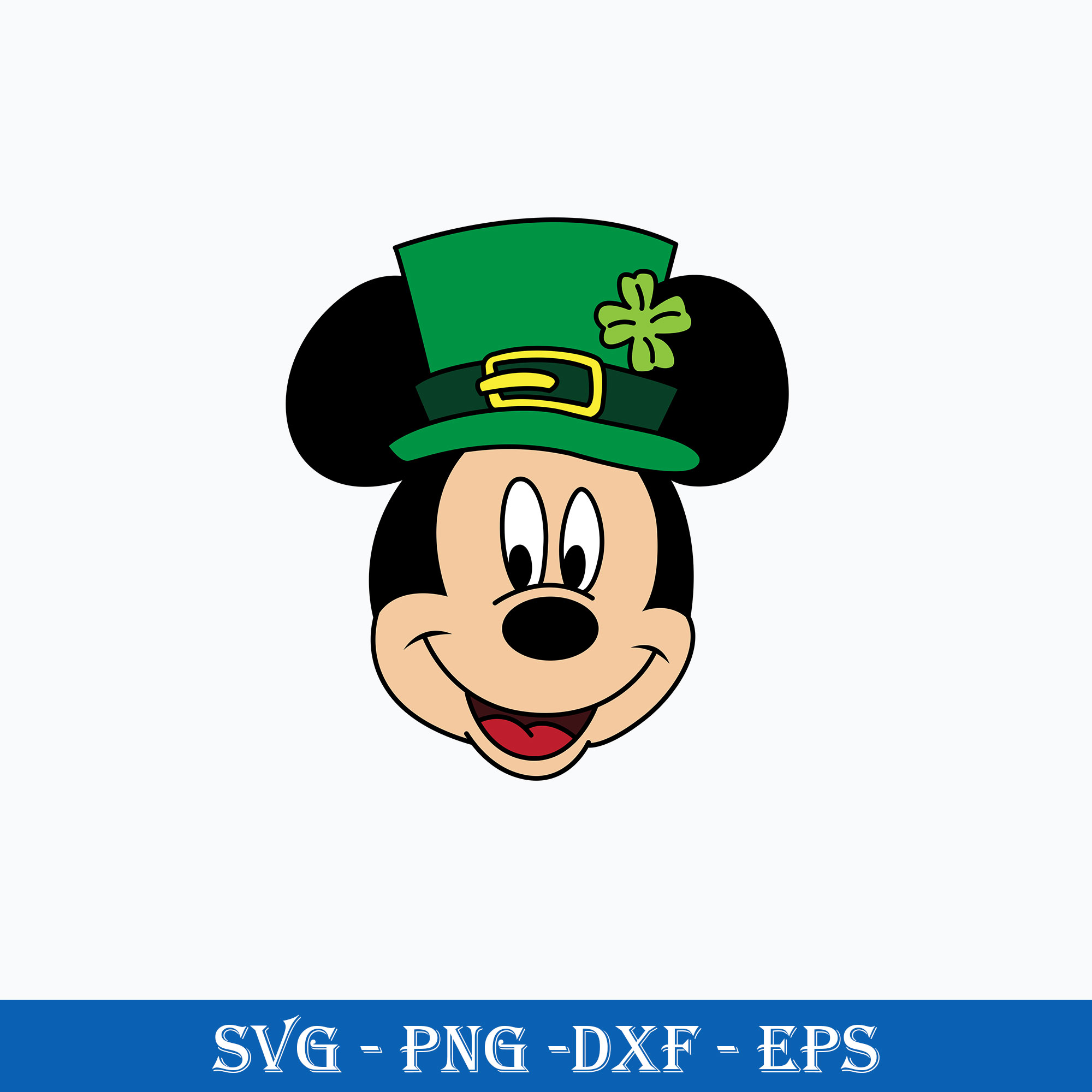 Saint Patrick Mickey Svg, St Patrick's Day Svg, Mickey Mouse | Inspire ...