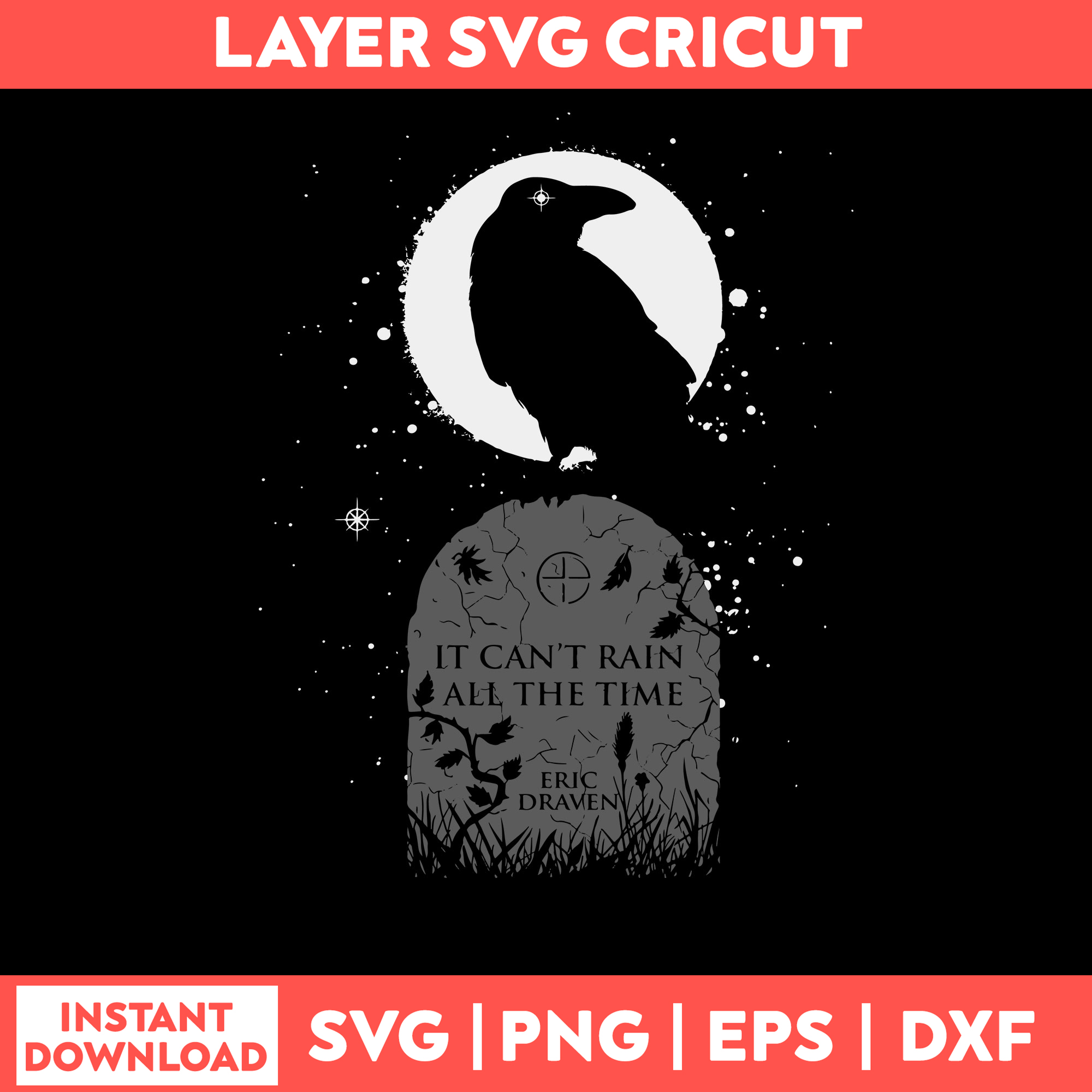 Draven Crow It Can_t Svg, Draven Svg, Png Dxf Eps File | Inspire Uplift