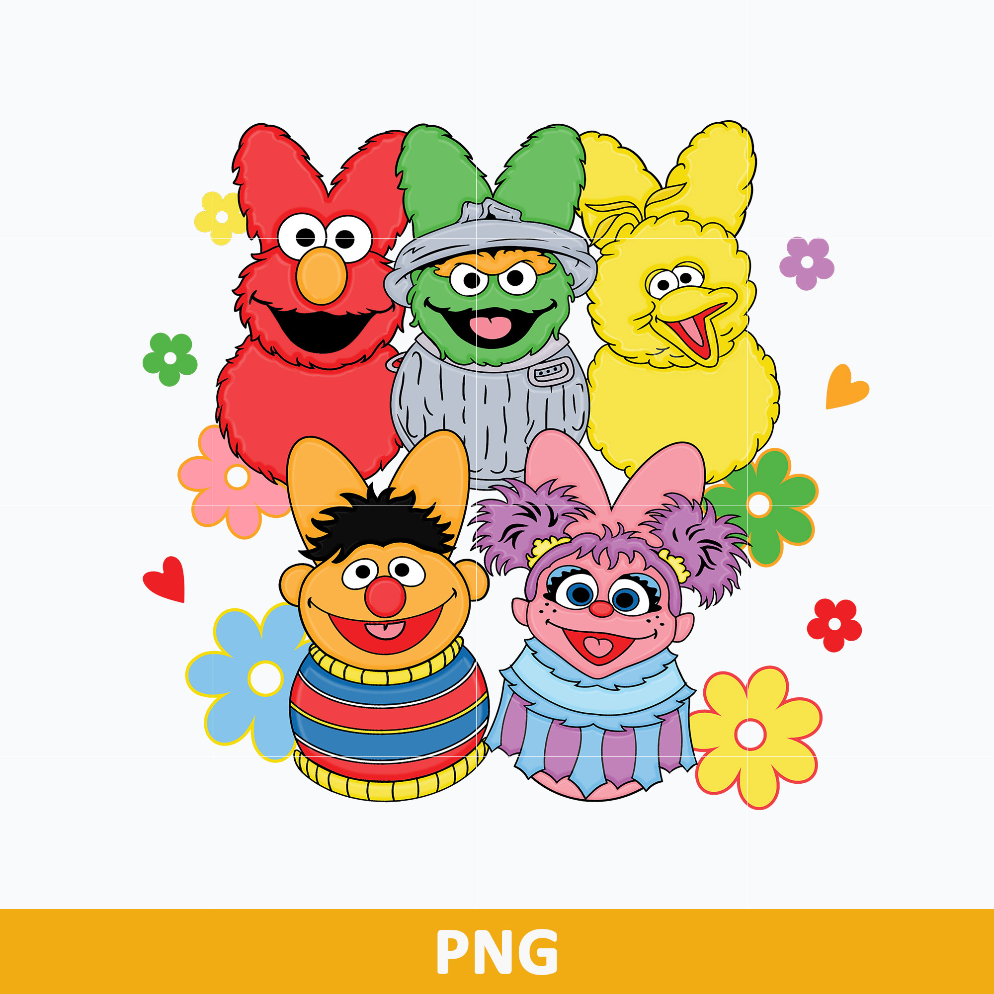 Easter Sesame Street Png, Sesame Street Png, Easter Bunny Pn | Inspire ...