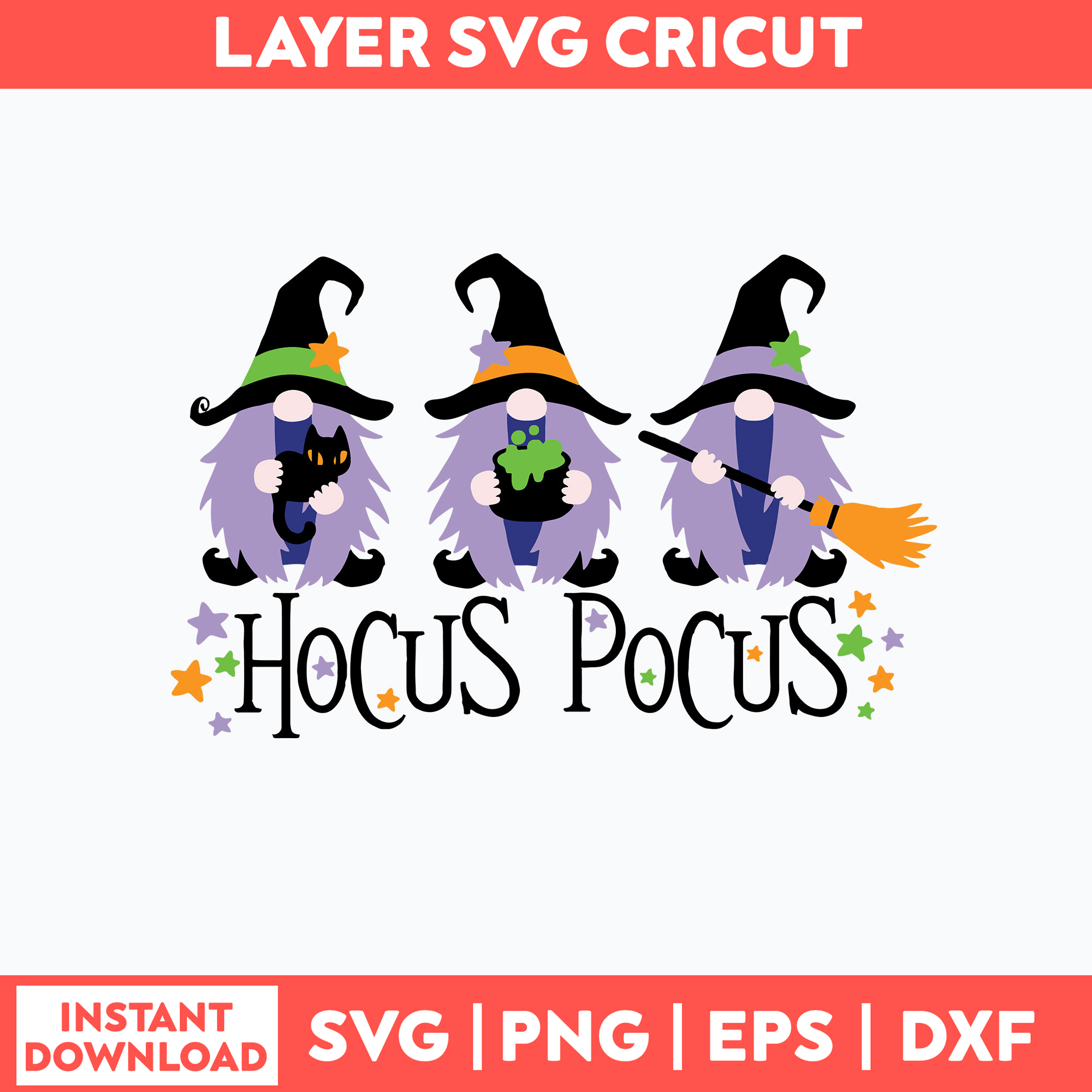 Gnome Hocus Pocus Svg, Gnome Svg, Hocus Pocus Svg, Halloween | Inspire ...
