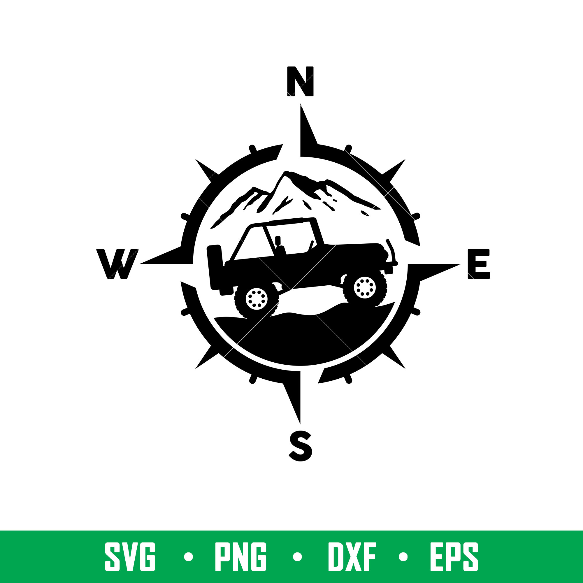 Compass Jeep, Compass Jeep Svg, Offroad Svg, Outdoors Svg, O | Inspire ...