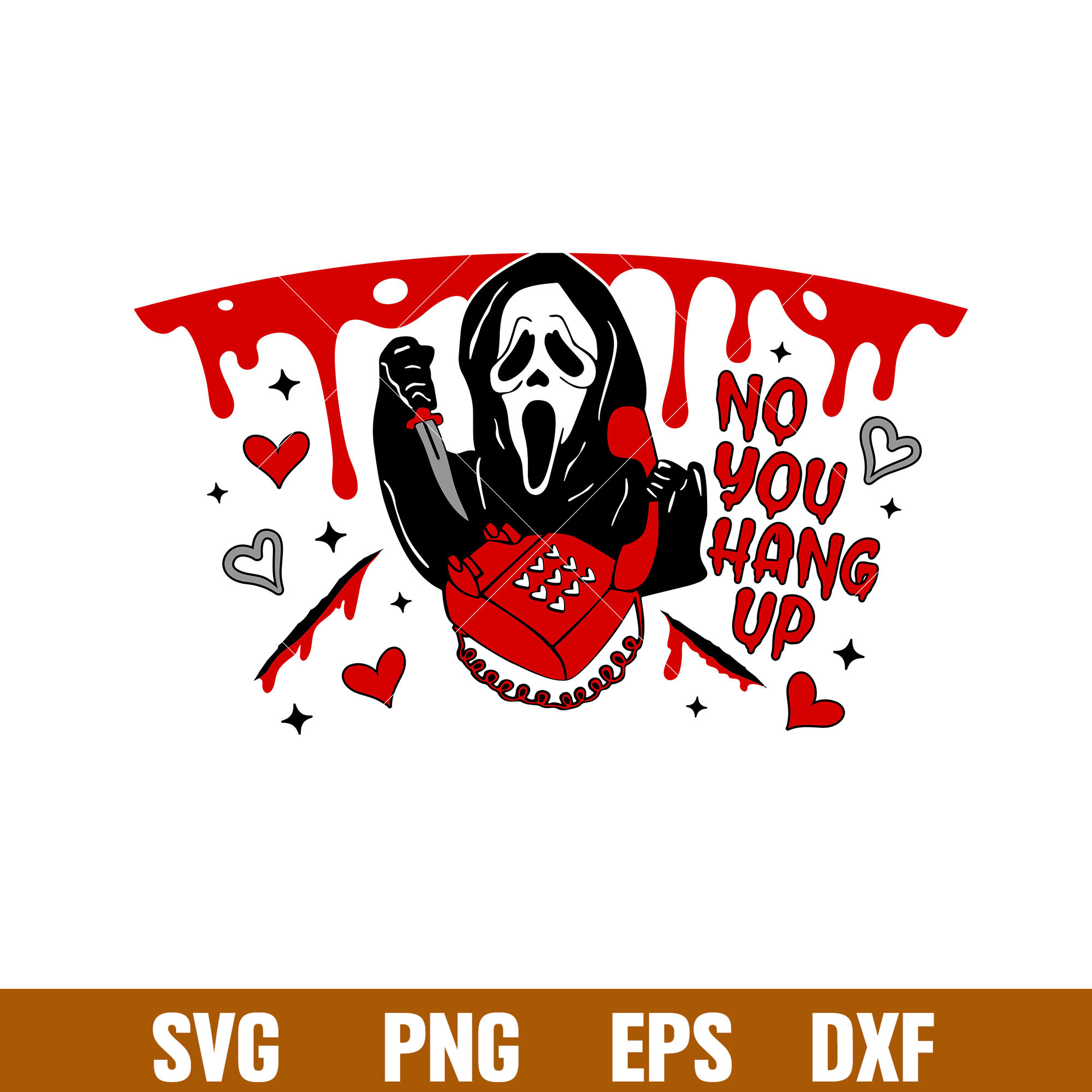 Scream Full Wrap, Scream Starbucks Full Wrap Svg, Halloween | Inspire ...