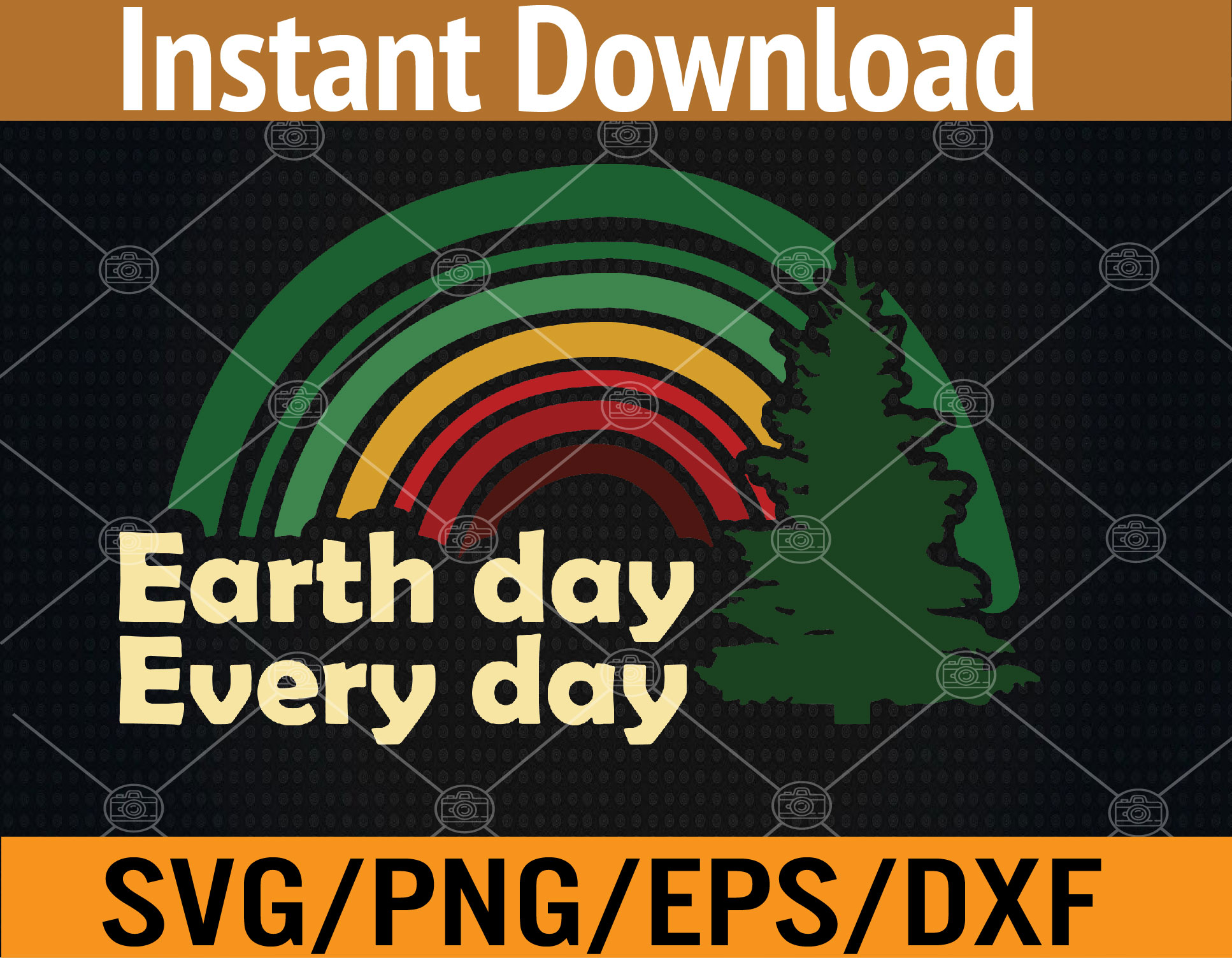 Earth Day Everyday Rainbow earth day 2023 April 22 plant Svg | Inspire ...