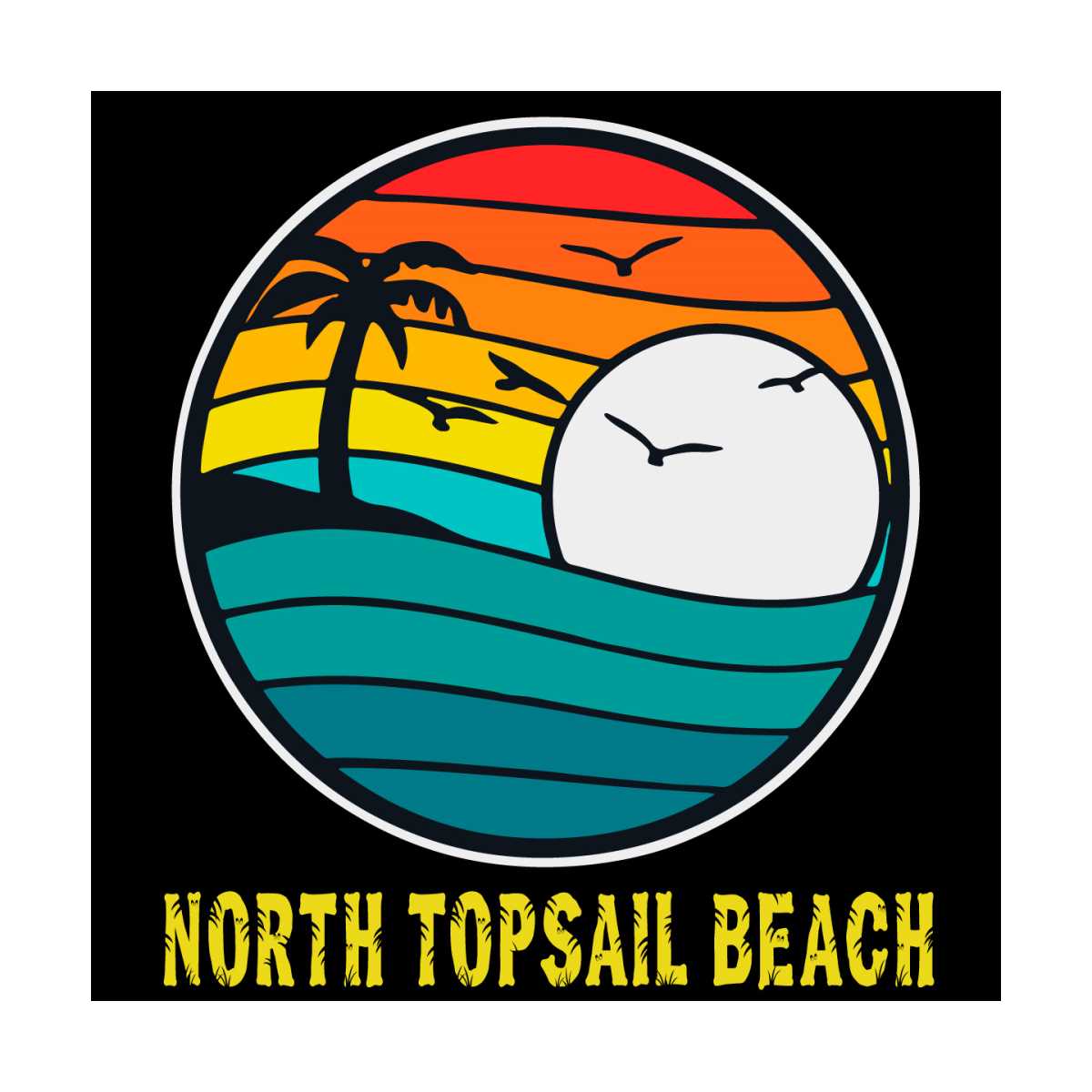 North Topsail Beach Svg, Trending Svg, Beach Svg, Sunset Svg | Inspire ...