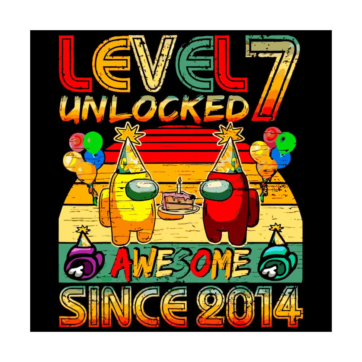 Level 7 Svg, Birthday Svg, Unlocked Svg, Awesome Svg, Since | Inspire ...