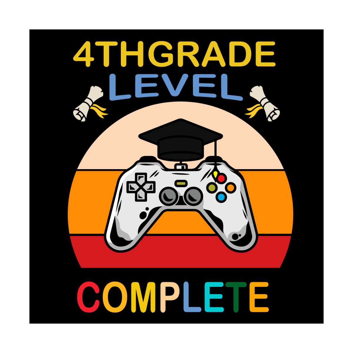 4th Grade Level Complete Svg, Birthday Svg, 4th Svg, 4th Gra | Inspire ...