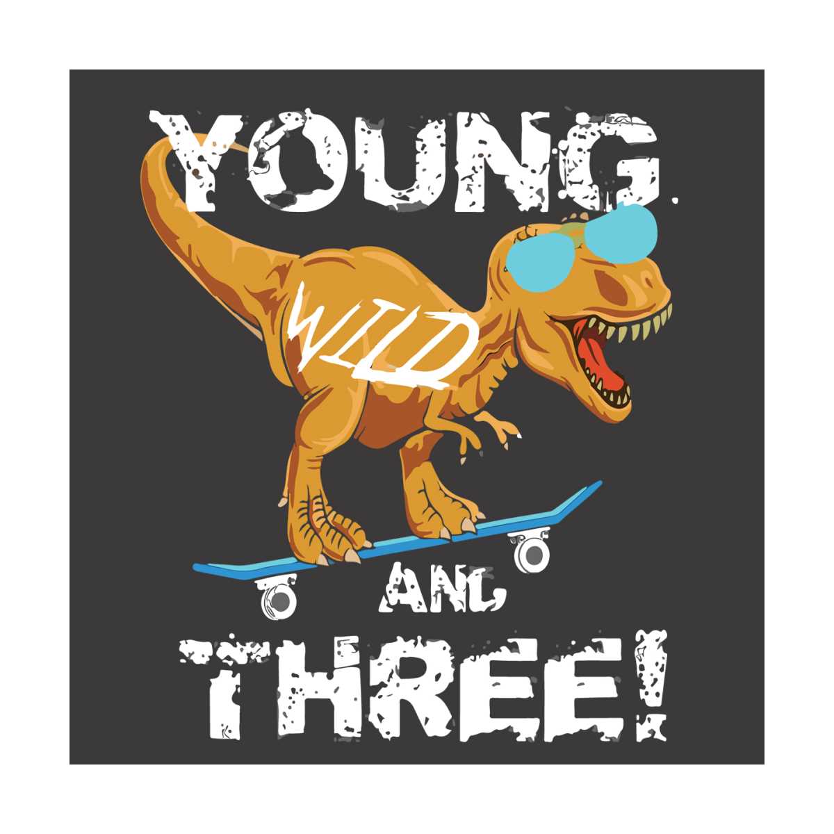 Young Dinosaur 3 Svg, Birthday Svg, Baby Dinosaur Svg, Birth | Inspire ...