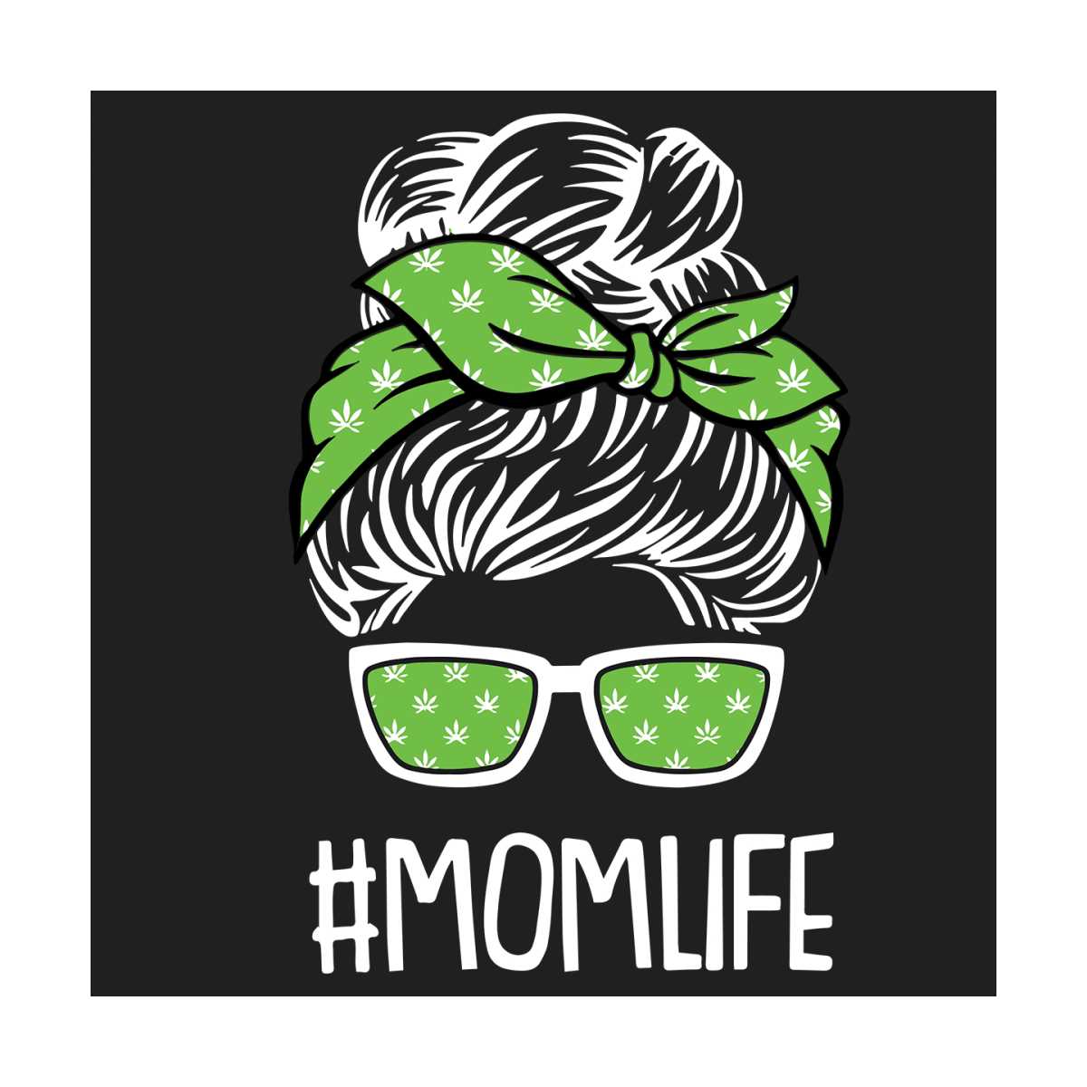 Mom Life Weed Marijuana Cannabis Pot Head Svg, Mothers Day S | Inspire ...